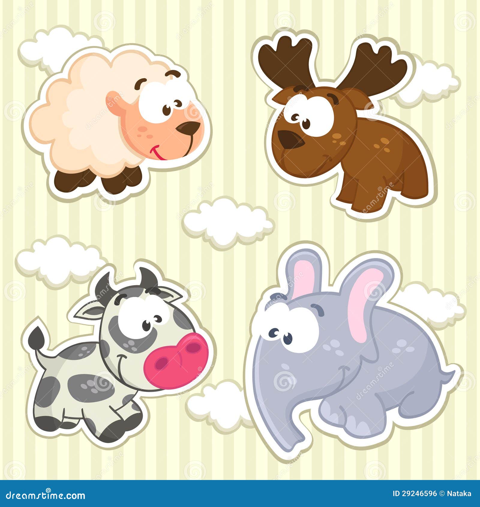 Vecteur D'animaux De Graphisme Illustration de Vecteur - Illustration ...