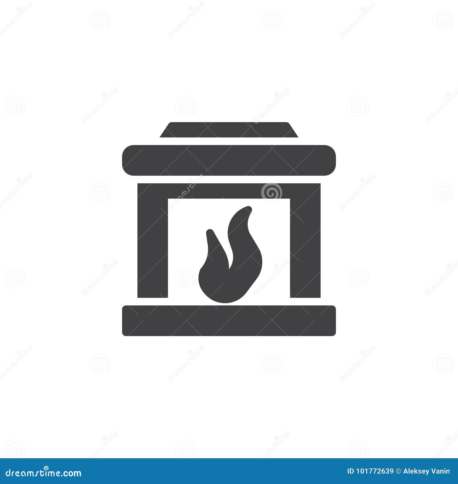 Vecteur D'icône De Cheminée Illustration de Vecteur - Illustration du ...