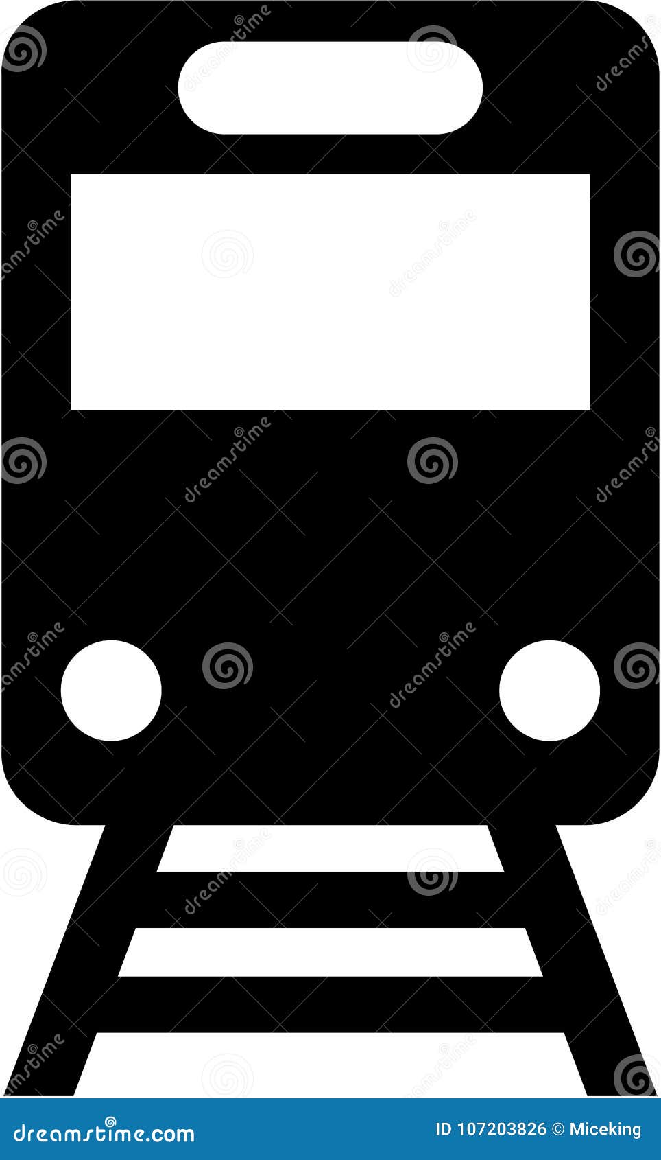 Vecteur d'icône de train illustration de vecteur. Illustration du ...