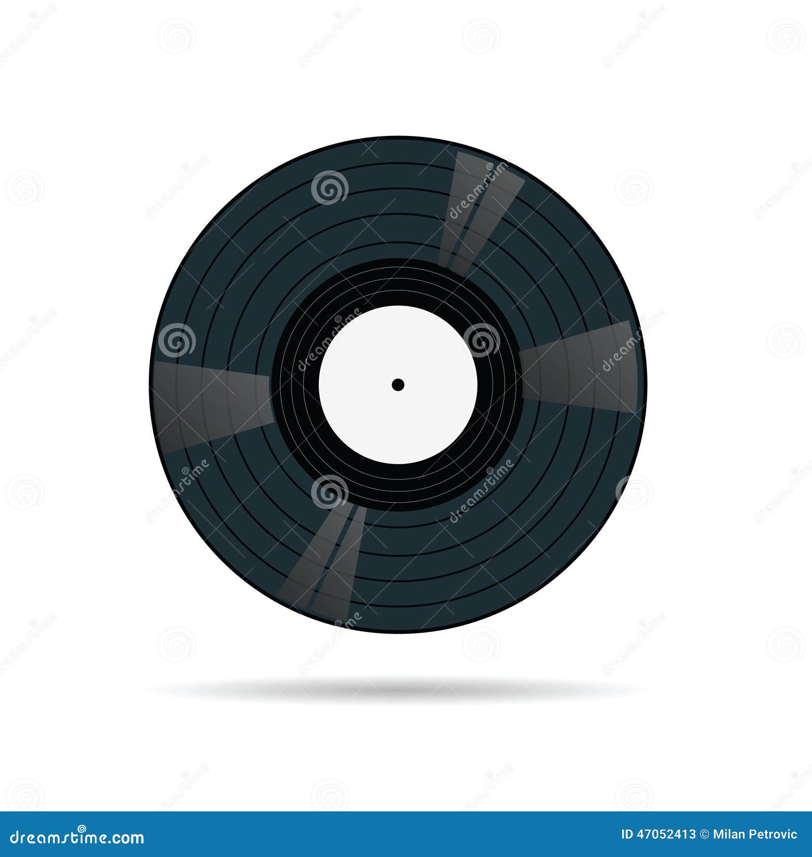 Vecteur D'illustration De Disque Vinyle Illustration de Vecteur ...