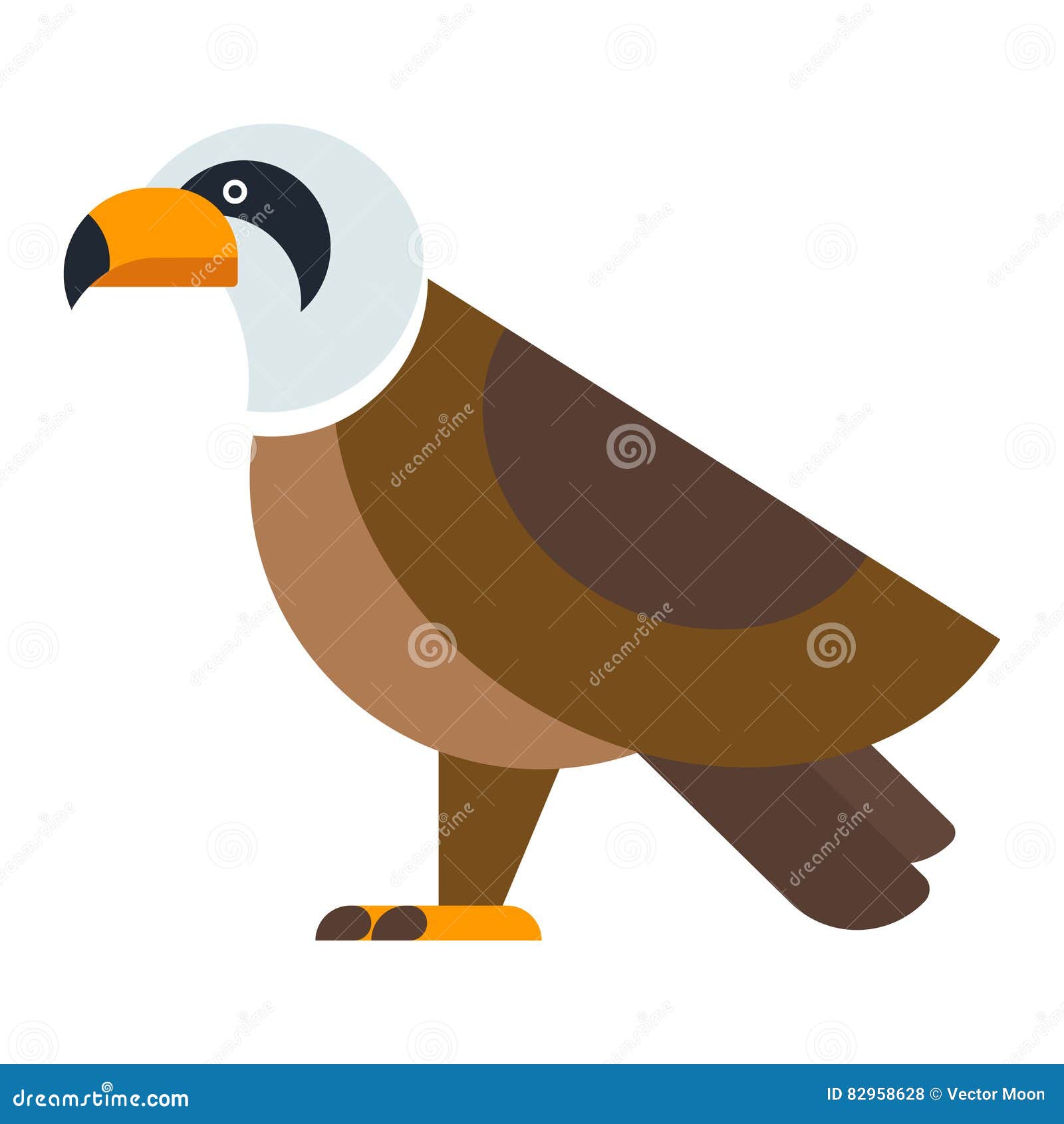 Vecteur D'oiseau De Faune De Rapace D'Eagle Illustration de Vecteur ...