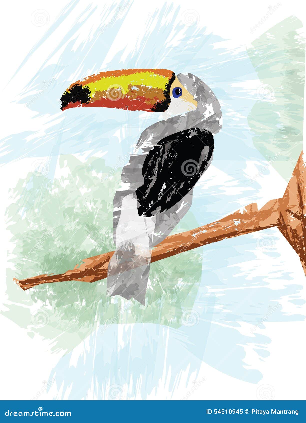 Vecteur de calao ENV illustration de vecteur. Illustration du dessin ...