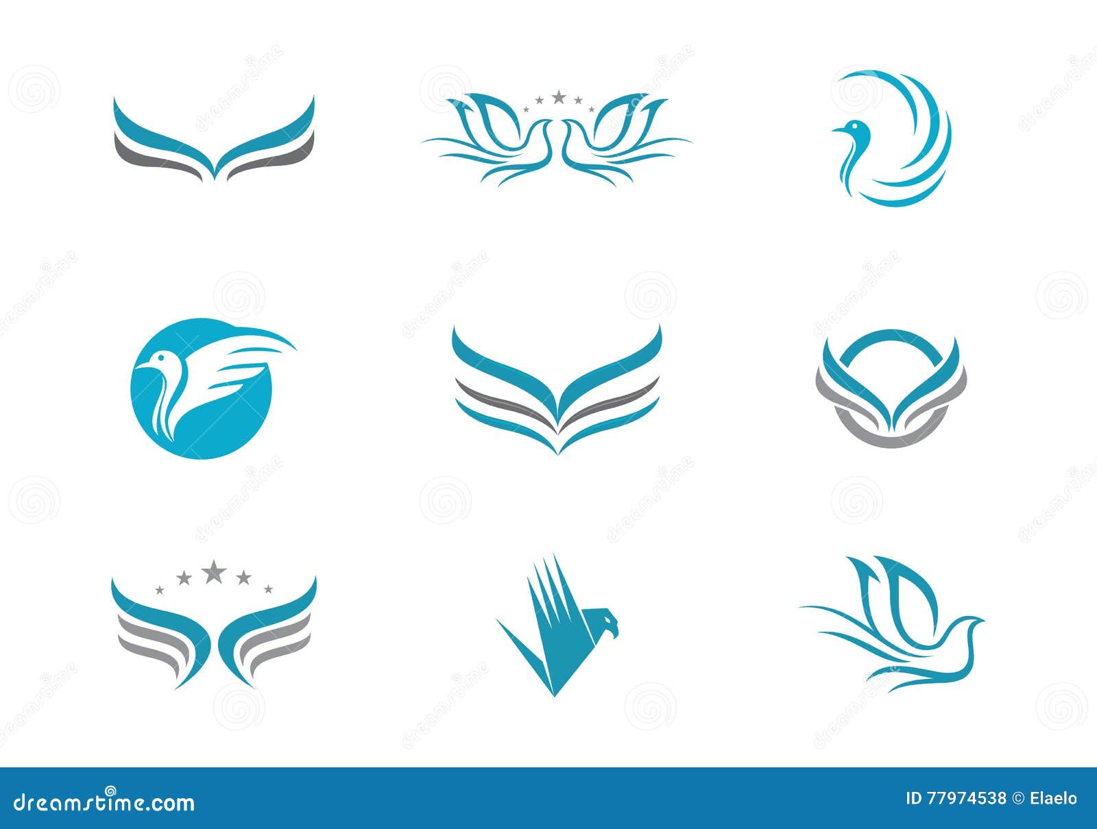 Vecteur De Calibre De Logo De Colombe Illustration de Vecteur ...