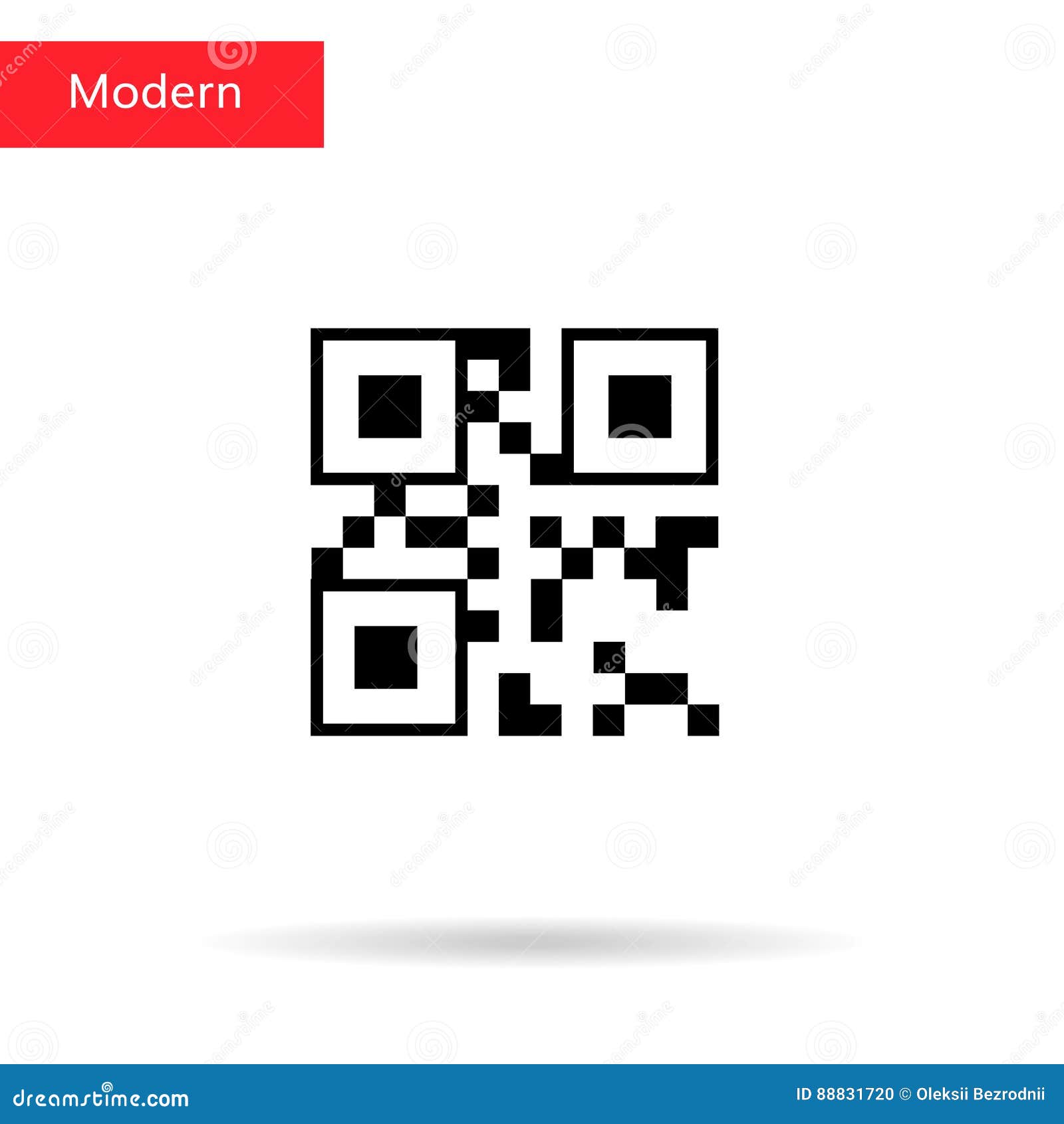 Vecteur de code de QR illustration de vecteur. Illustration du prix ...