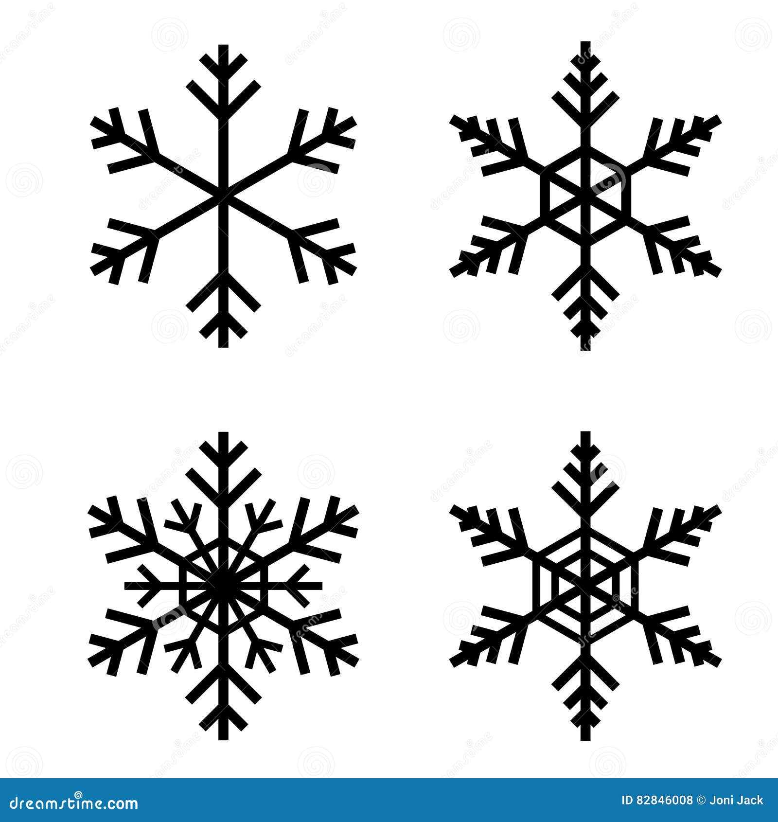 Vecteur de flocon de neige illustration de vecteur. Illustration du ...