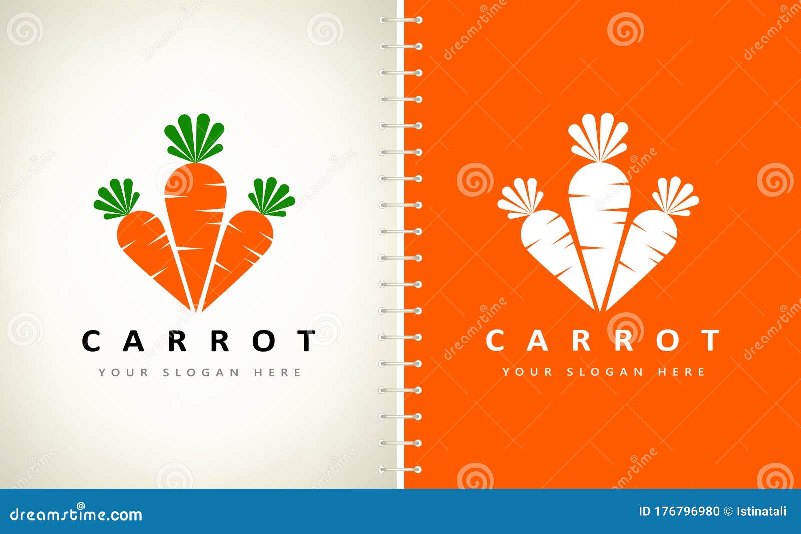 Vecteur De Logo De Carottes Illustration de Vecteur - Illustration of ...
