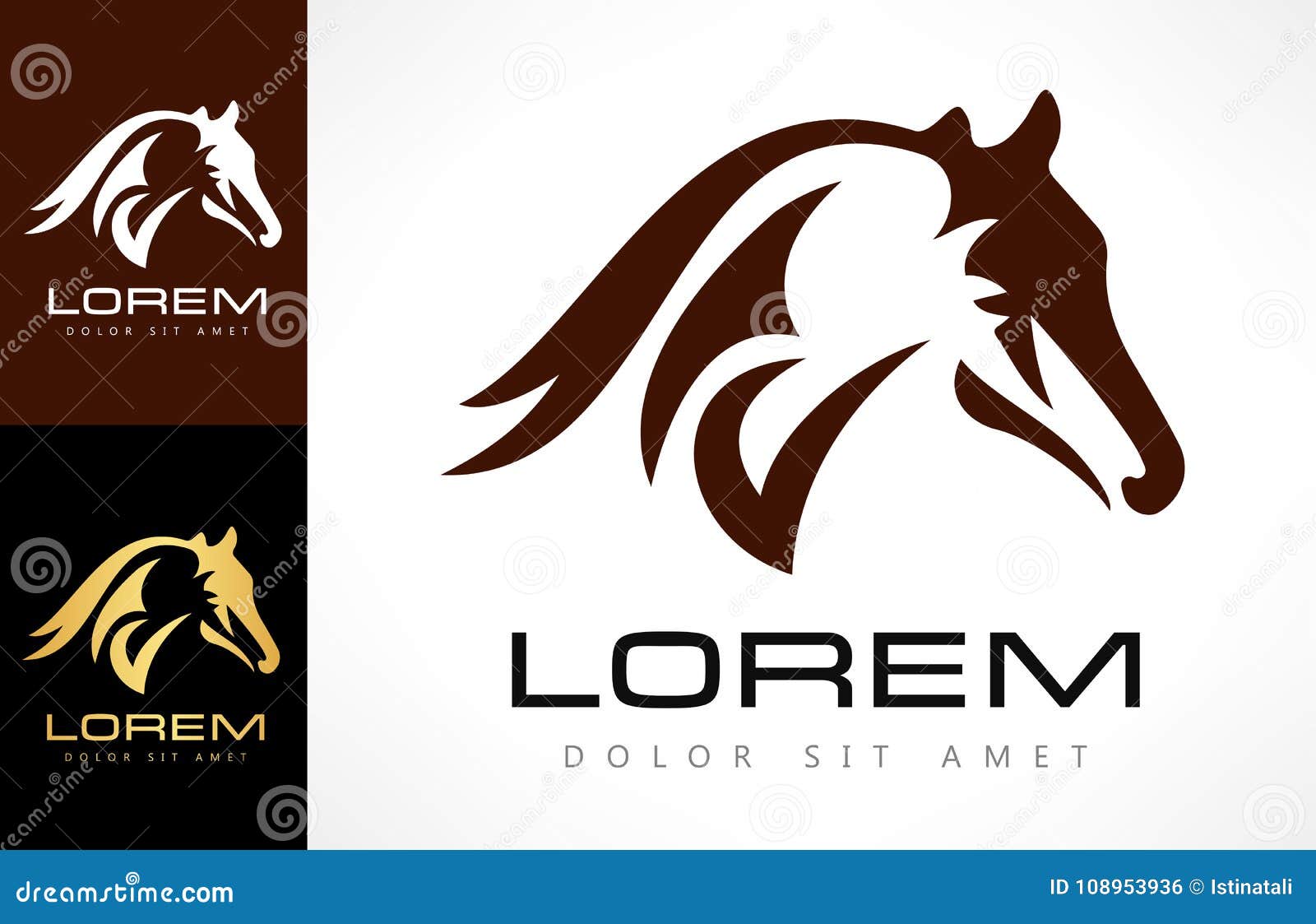 Vecteur de logo de cheval illustration de vecteur. Illustration du ...