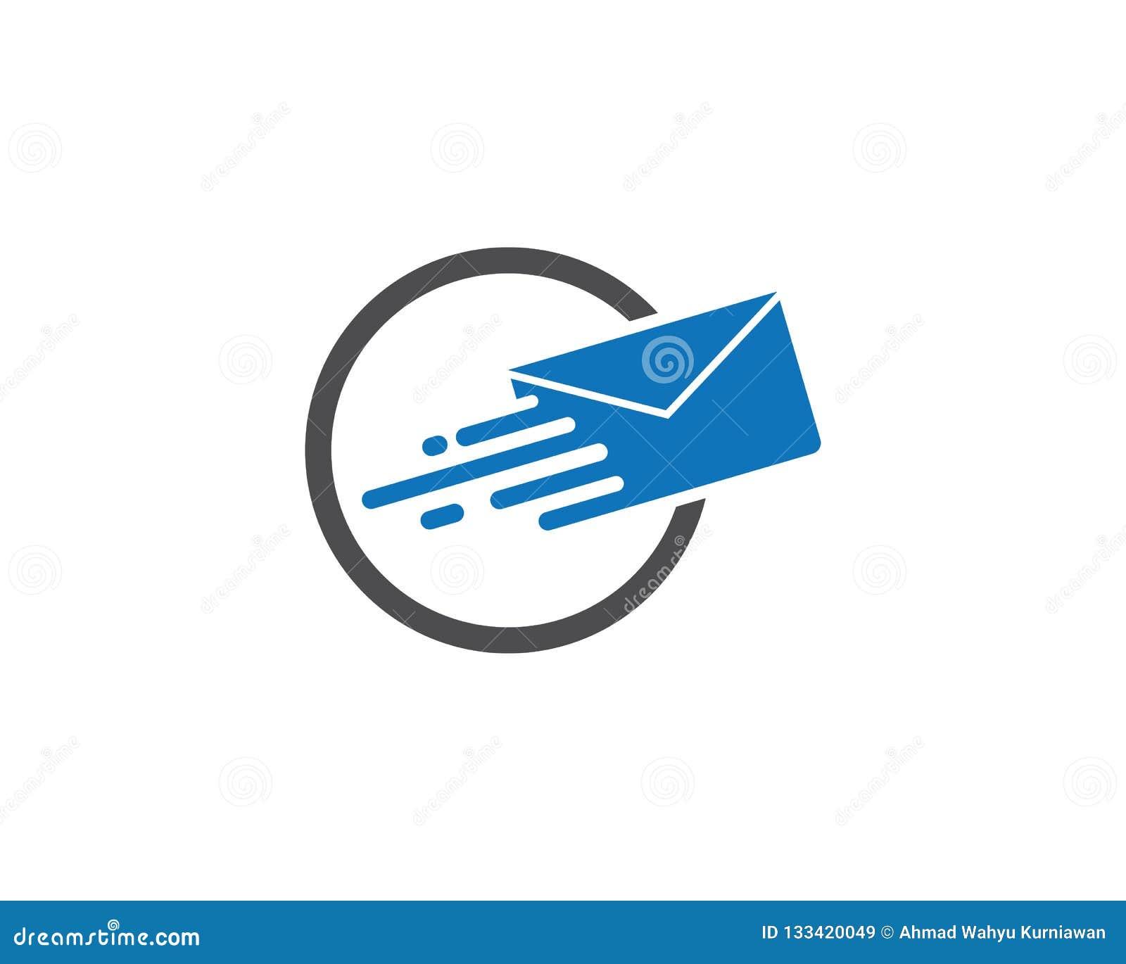 Vecteur De Logo De Courrier Illustration de Vecteur - Illustration of ...