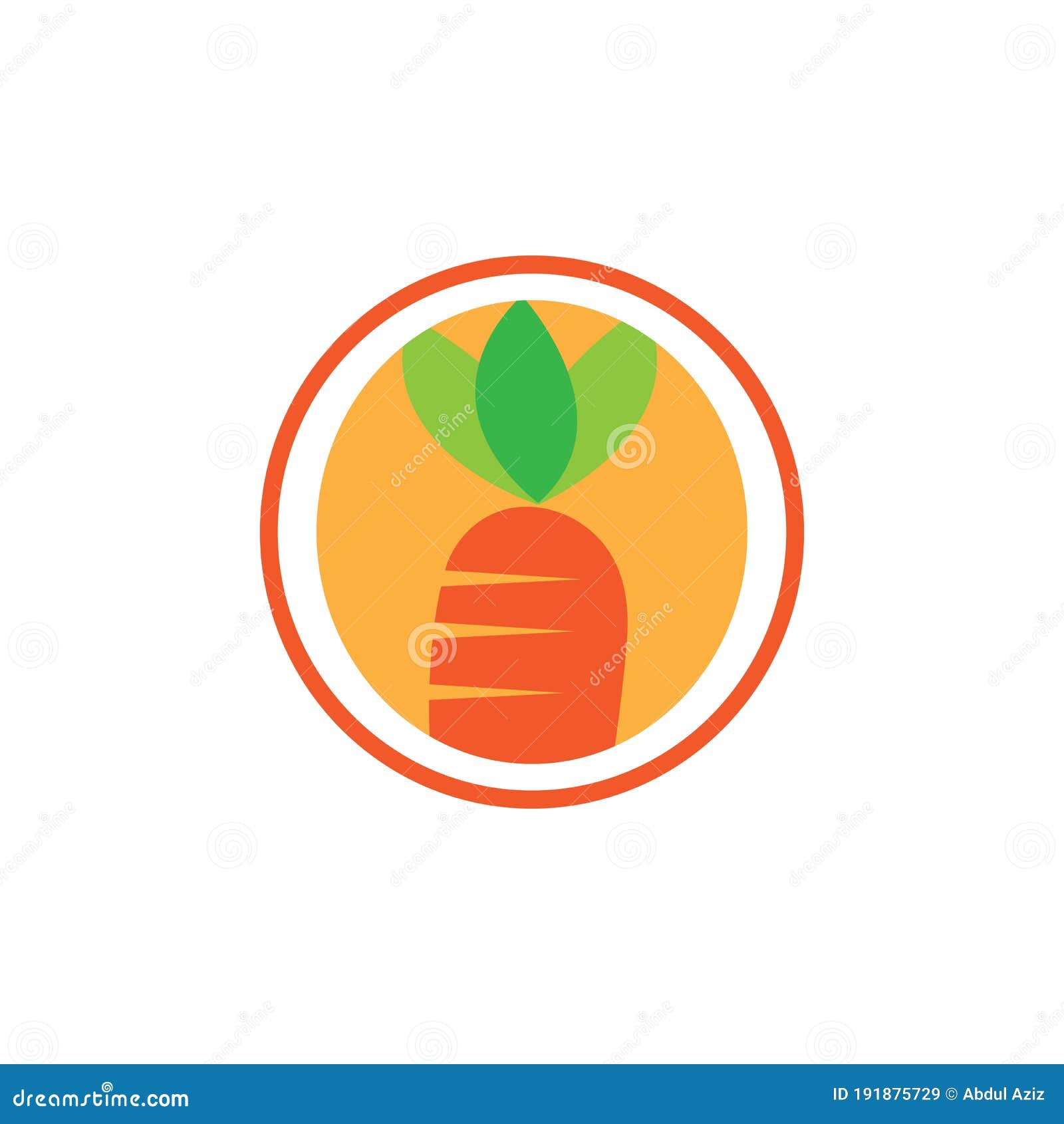 Vecteur De Logo D'illustration De Carotte Illustration de Vecteur ...