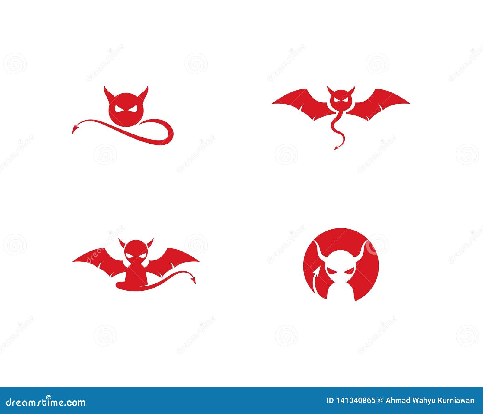 Vecteur de logo de diable illustration de vecteur. Illustration du ...