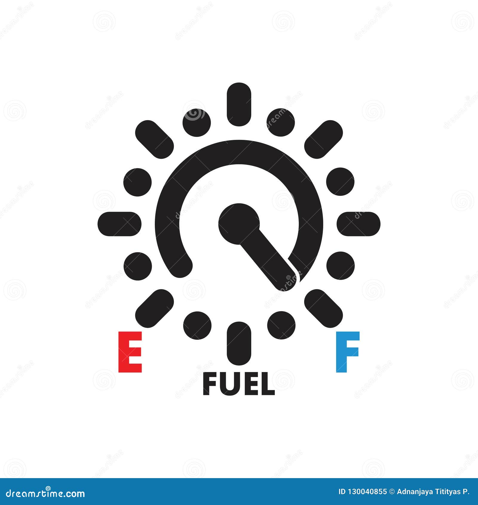 Vecteur De Logo De Symbole D'indicateur De Carburant Illustration de ...
