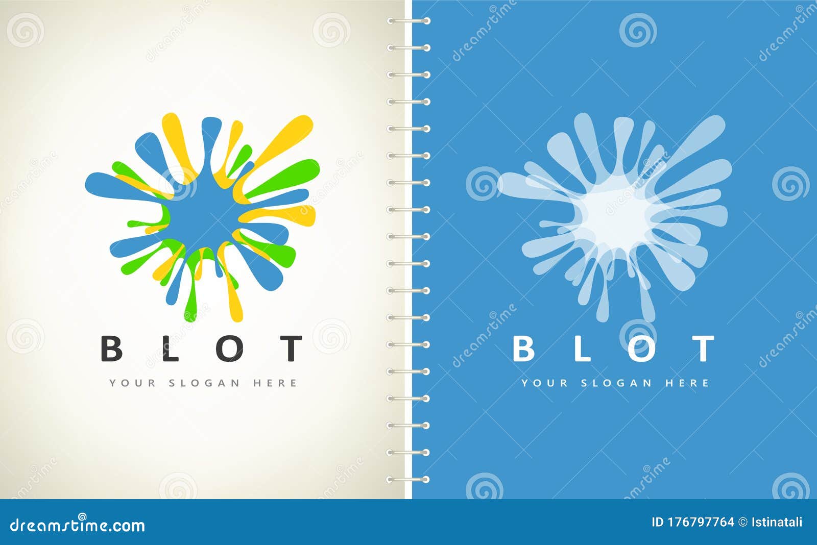 Vecteur de logo de tache illustration de vecteur. Illustration du ...