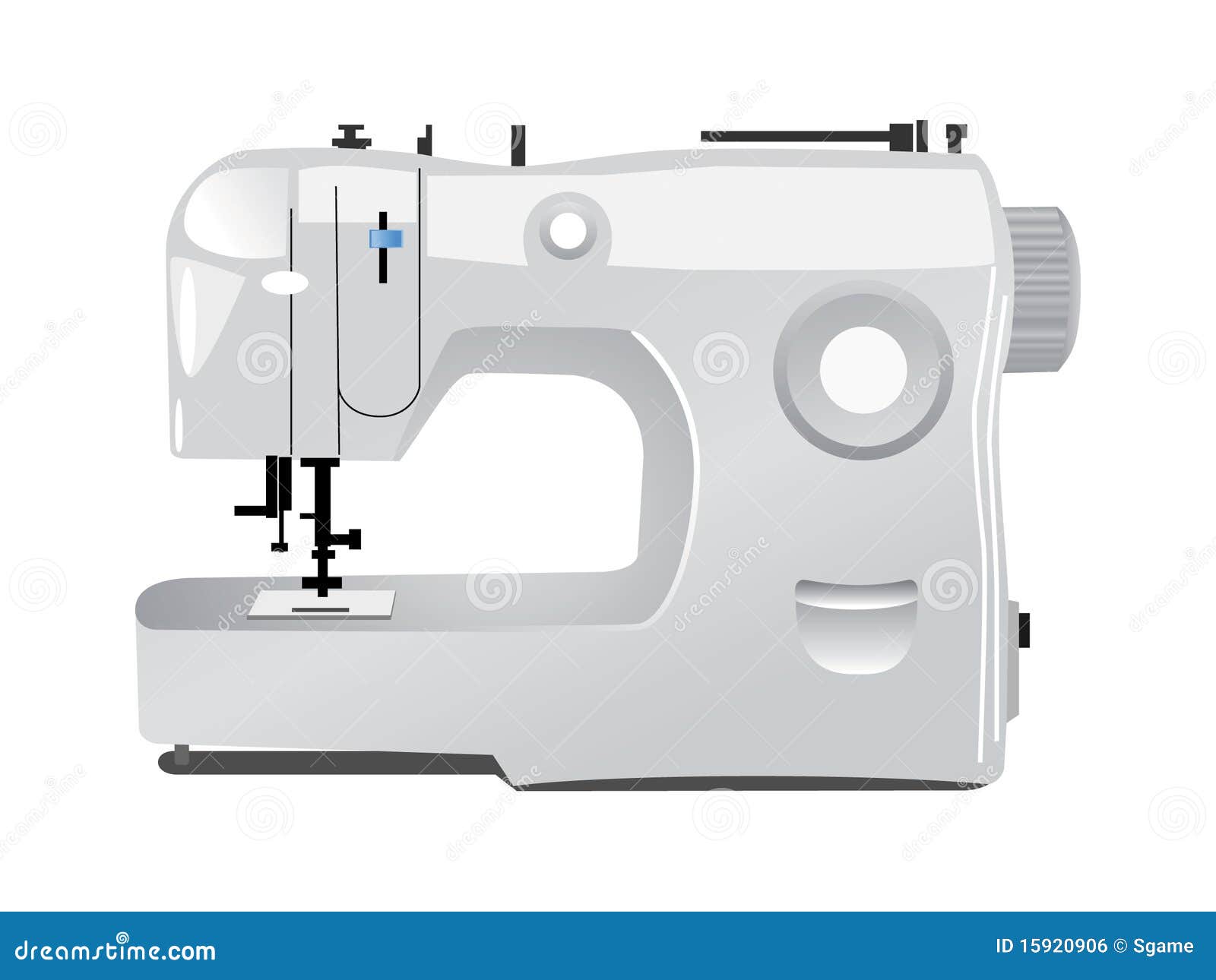 Vecteur De Machine à Coudre Illustration de Vecteur - Illustration du ...