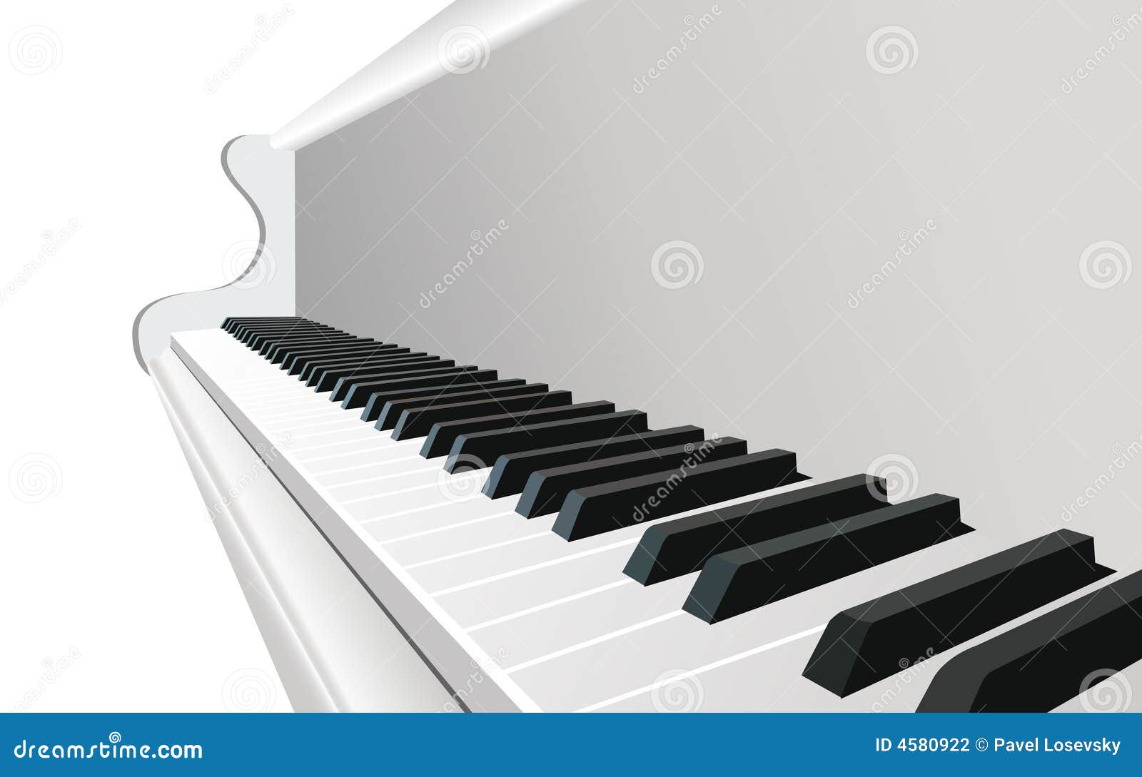 Vecteur de piano illustration de vecteur. Illustration of forme - 4580922