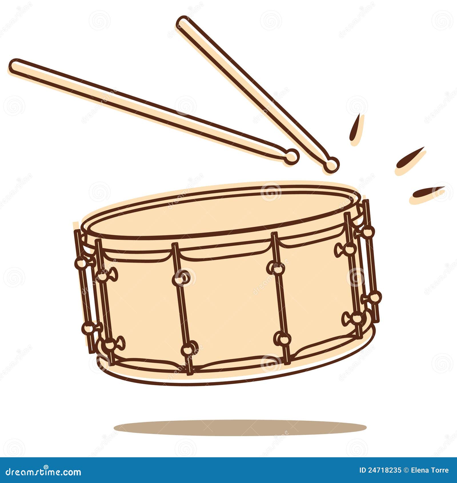 Vecteur de tambour illustration de vecteur. Illustration du tambour ...