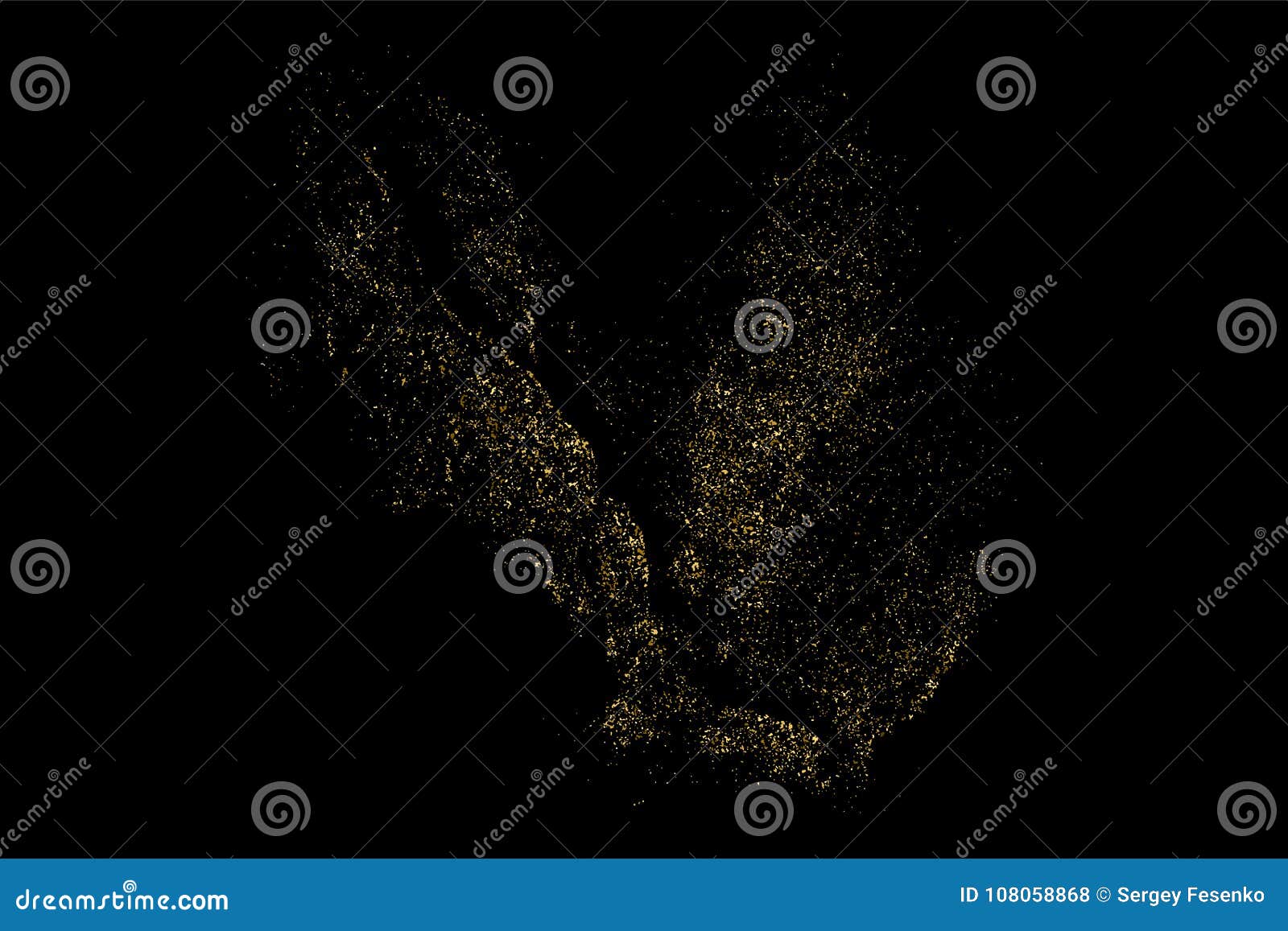 Vecteur De Texture De Scintillement D'or Illustration de Vecteur ...