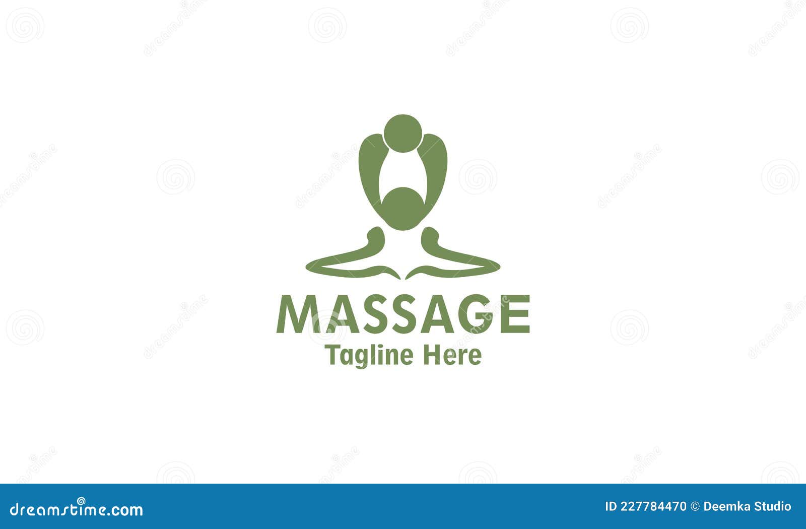Vecteur Design Du Logo Du Massage Corporel Illustration De Vecteur