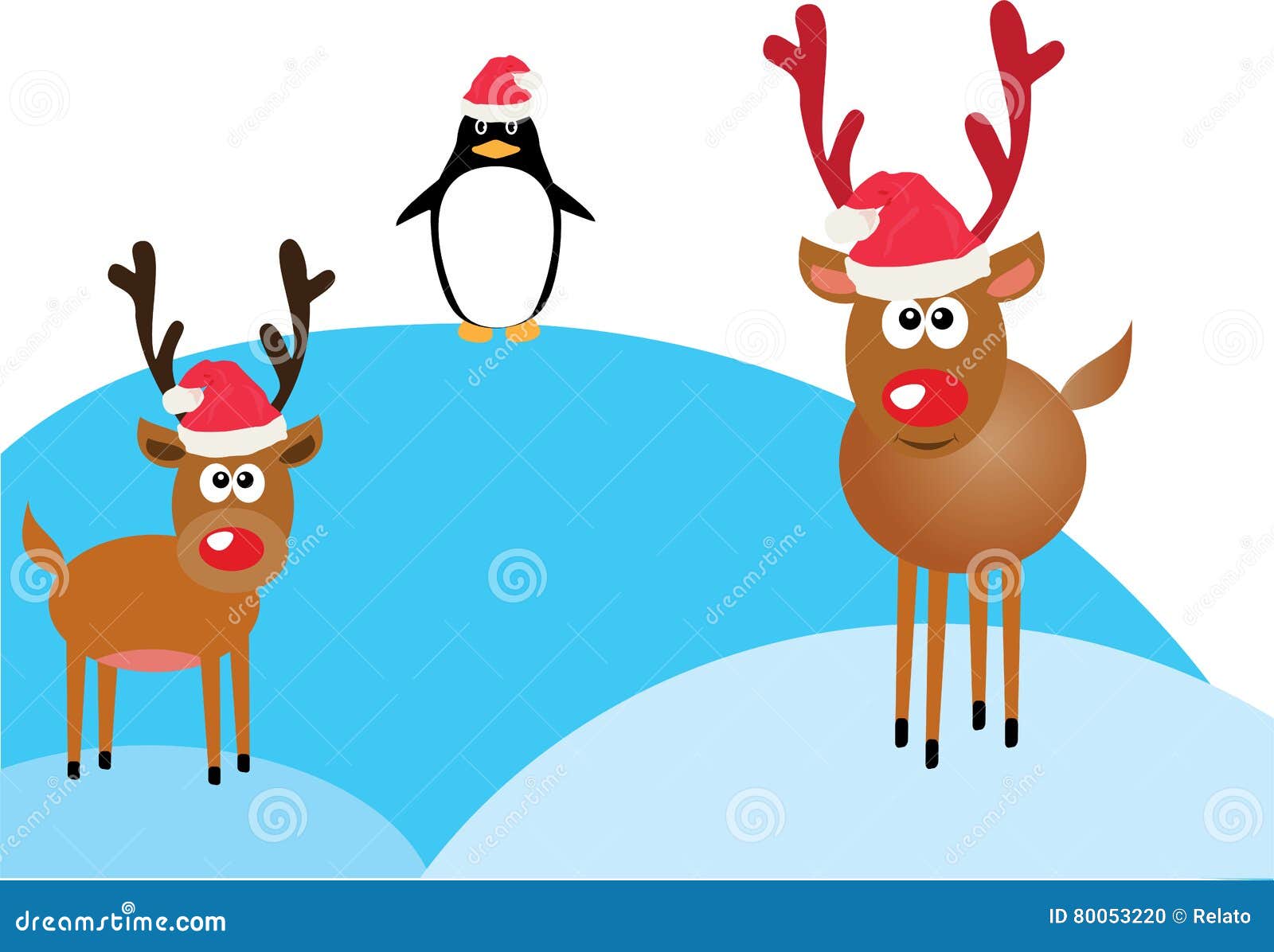 Vecteur drôle de renne illustration de vecteur. Illustration du jour ...