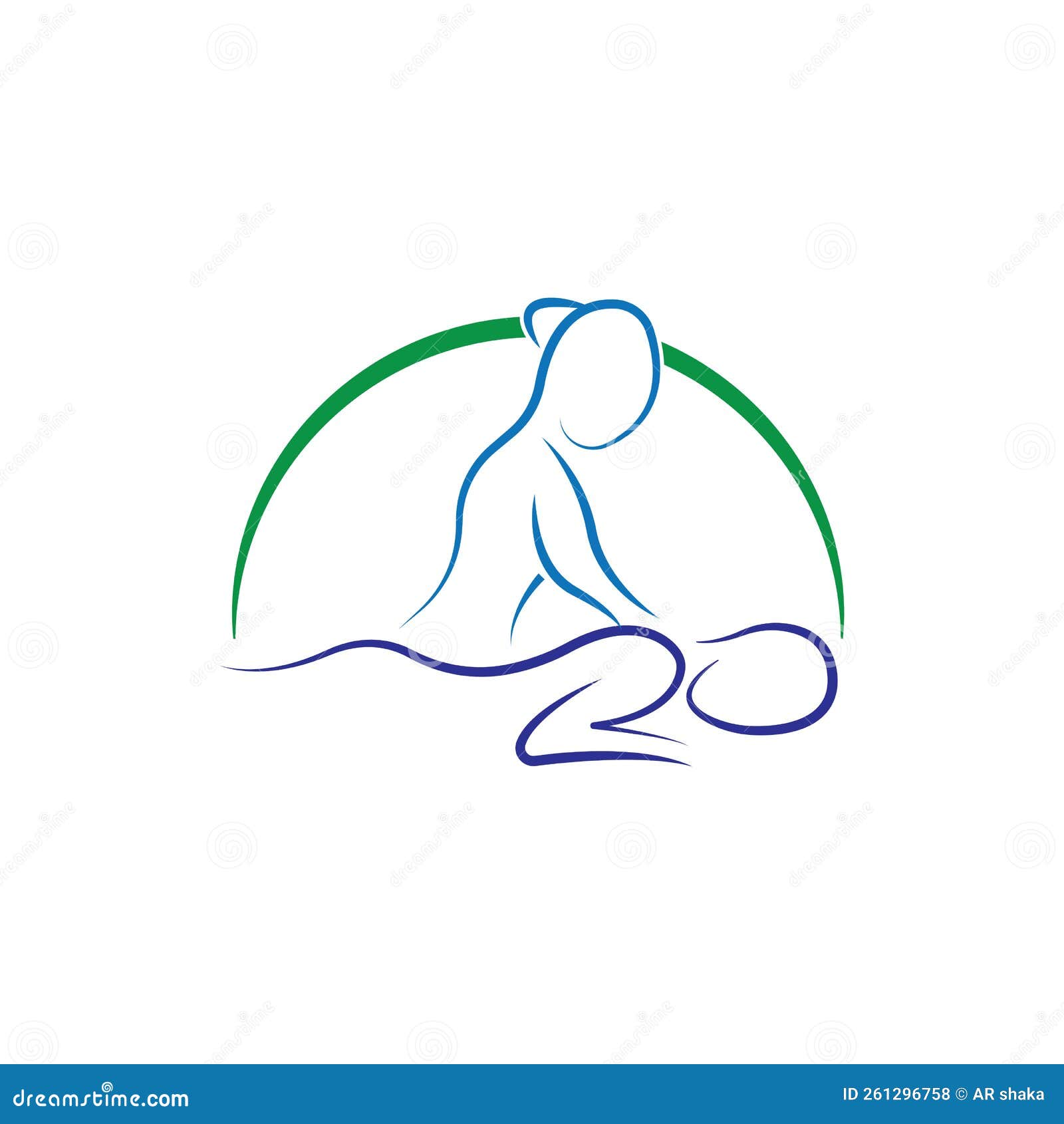 Vecteur Du Massage Corporel Illustration De Vecteur Illustration Du