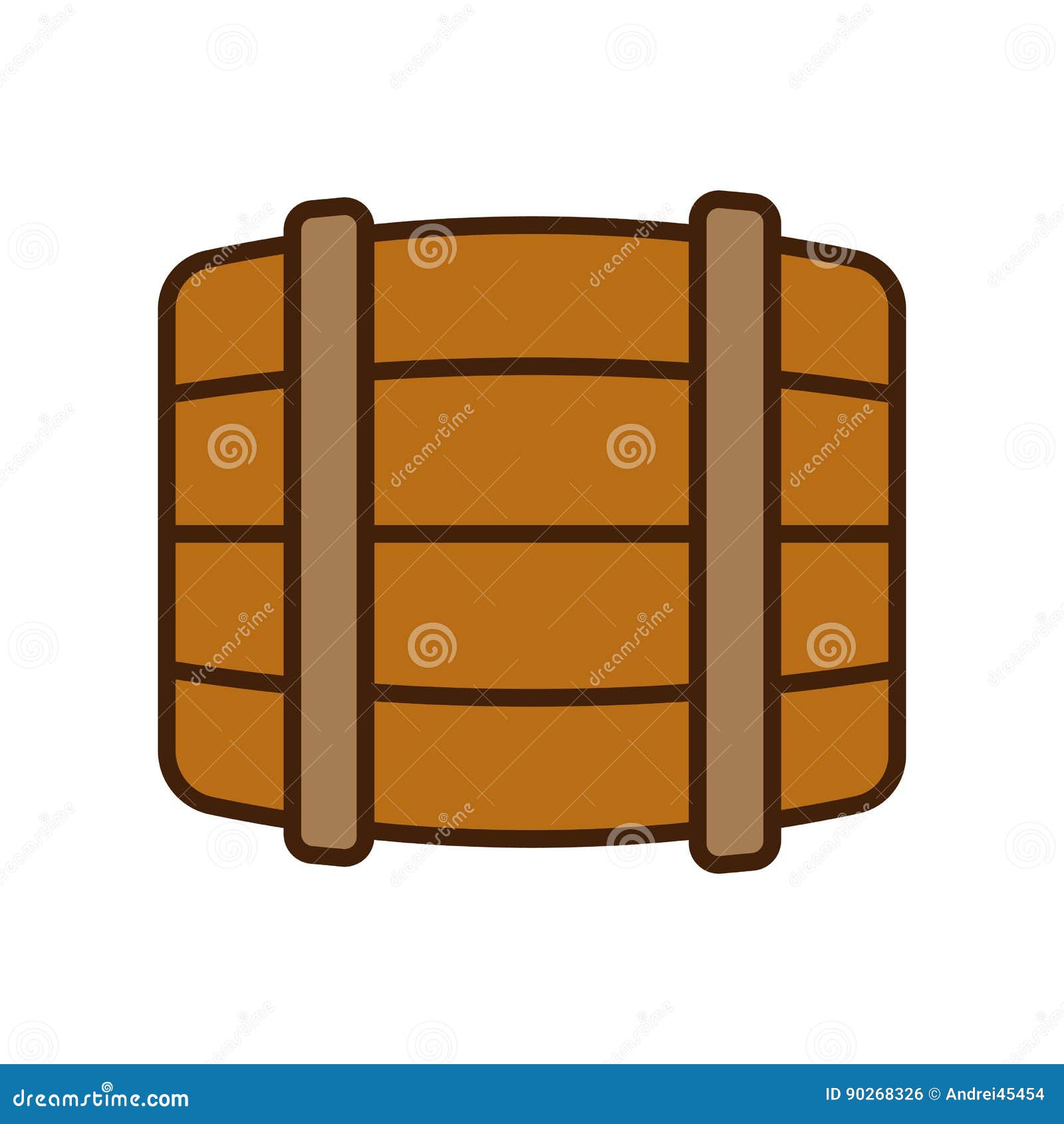 Vecteur Logo Template Barrel Simple Illustration Stock - Illustration ...