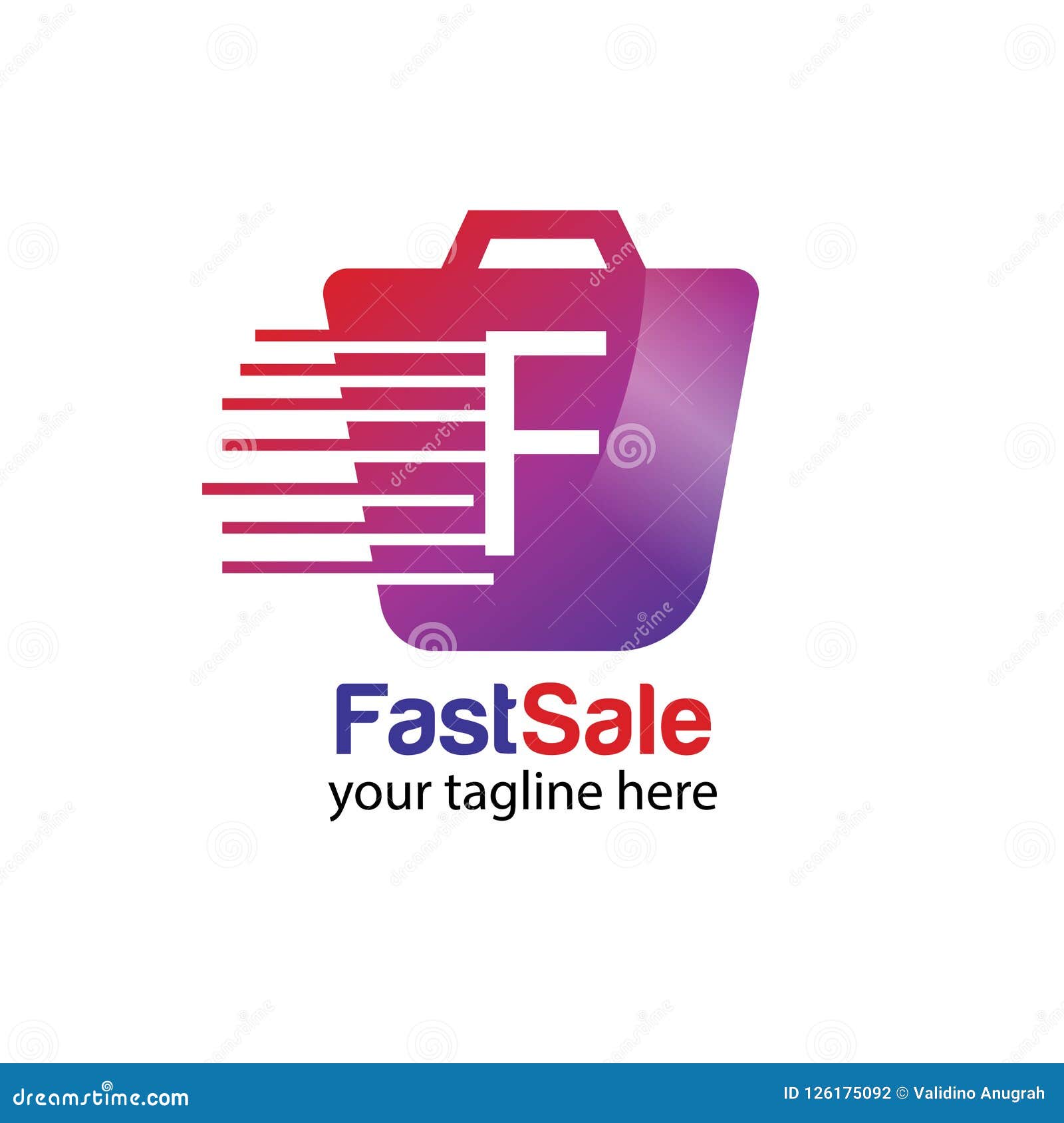 Vecteur Rapide De Calibre De Conception De Logo De Vente Illustration ...