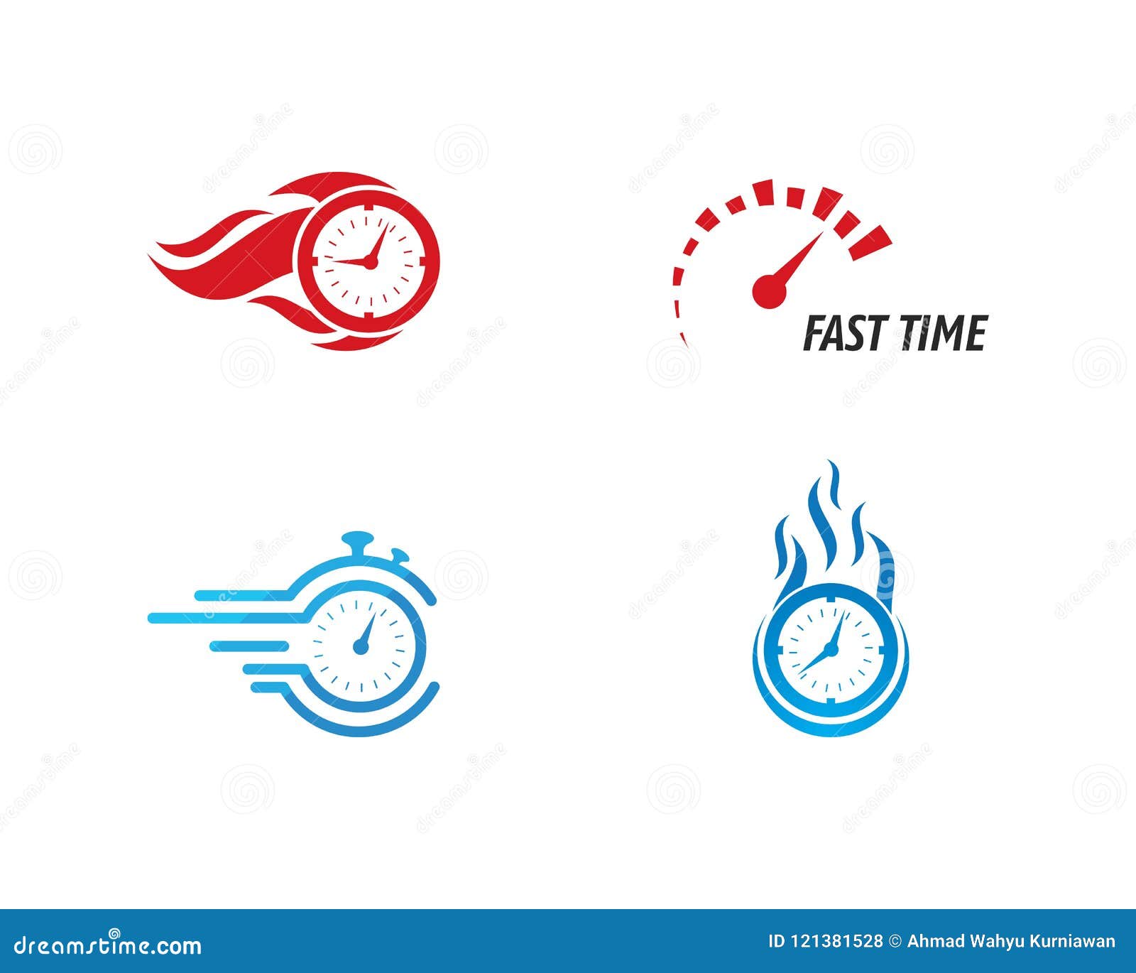 Vecteur Rapide De Logo De Temps Illustration de Vecteur - Illustration ...