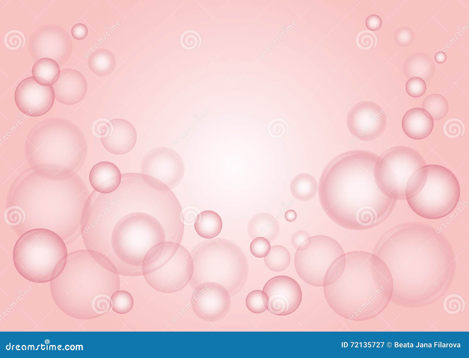 Vecteur rose de bulles illustration de vecteur. Illustration du lumière ...