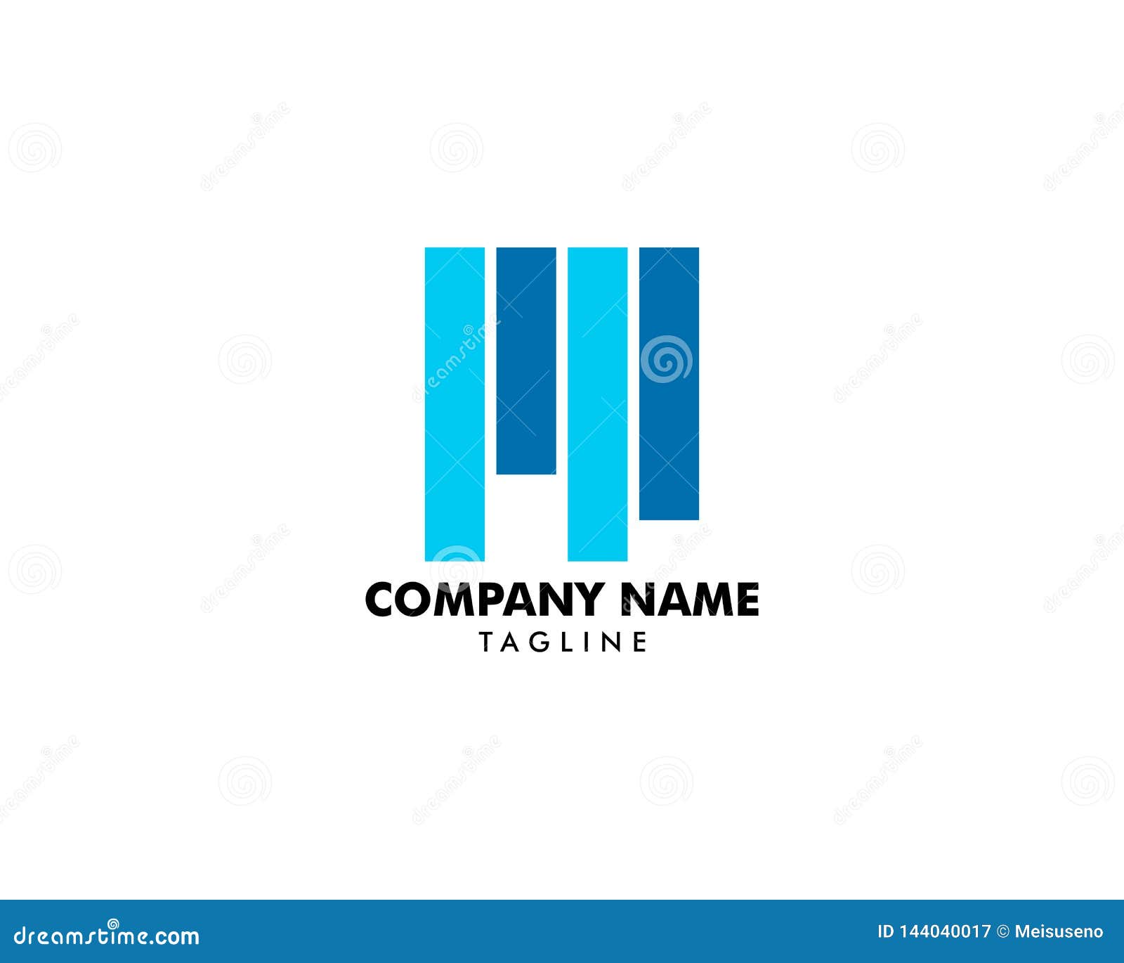 Vecteur Vertical De Logo De Bande Illustration de Vecteur ...