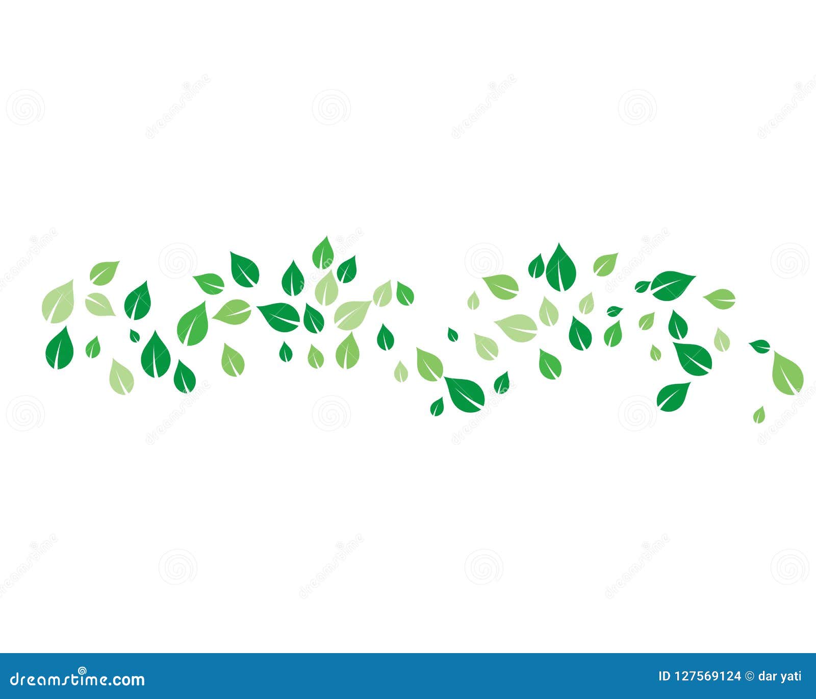 Vecteur volant de feuilles illustration de vecteur. Illustration du ...