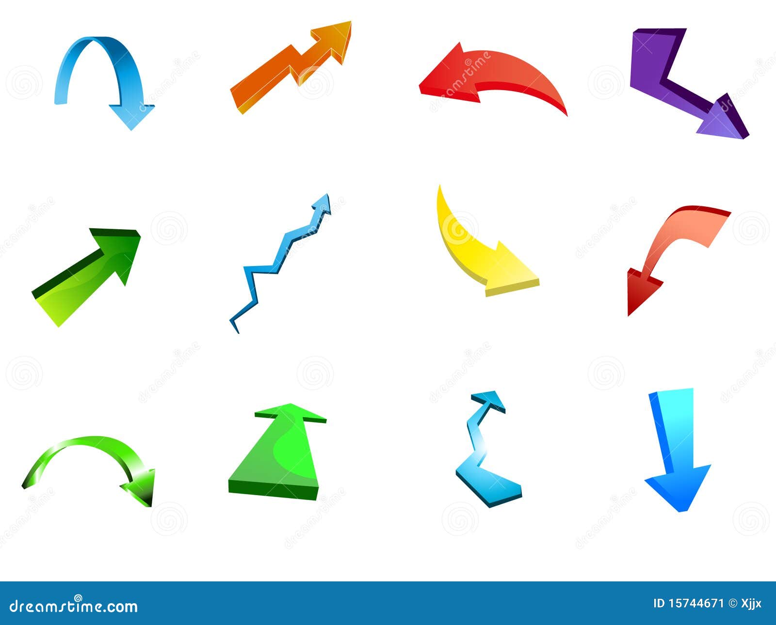 Vecteurs De Graphisme De Flèche Illustration de Vecteur - Illustration ...