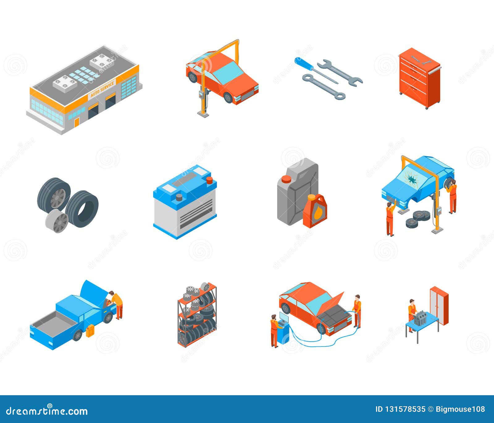 Vector ilustración del vector. Ilustración de repuestos - 131578535