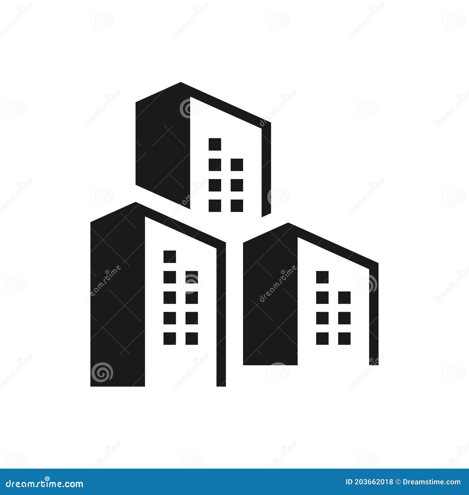 Premium Vector Office or Corporate Building Logo Design Stock Vector ...