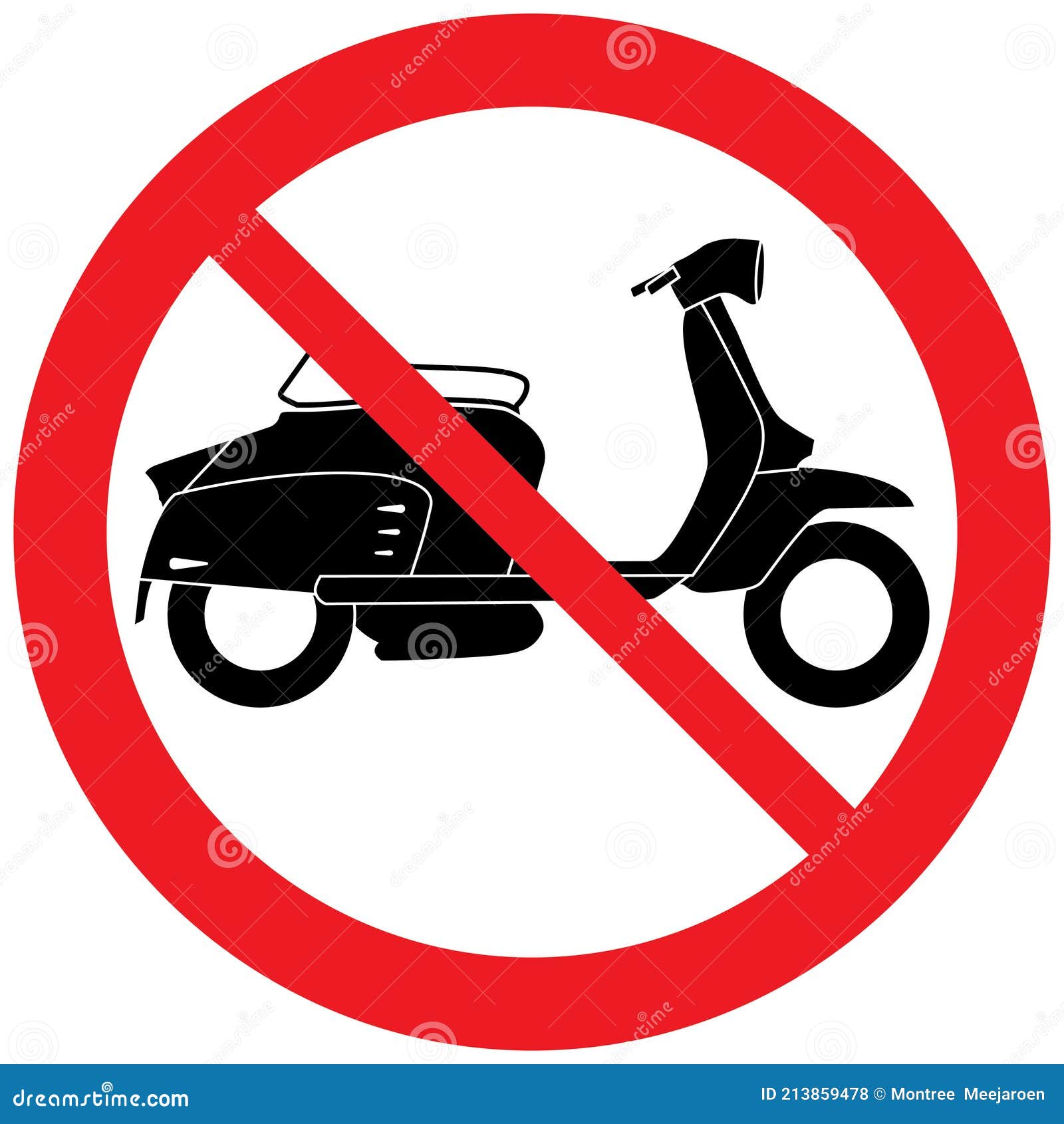 Notice Motorized Craft Symbol, Vector Illustration, Isolated On White ...