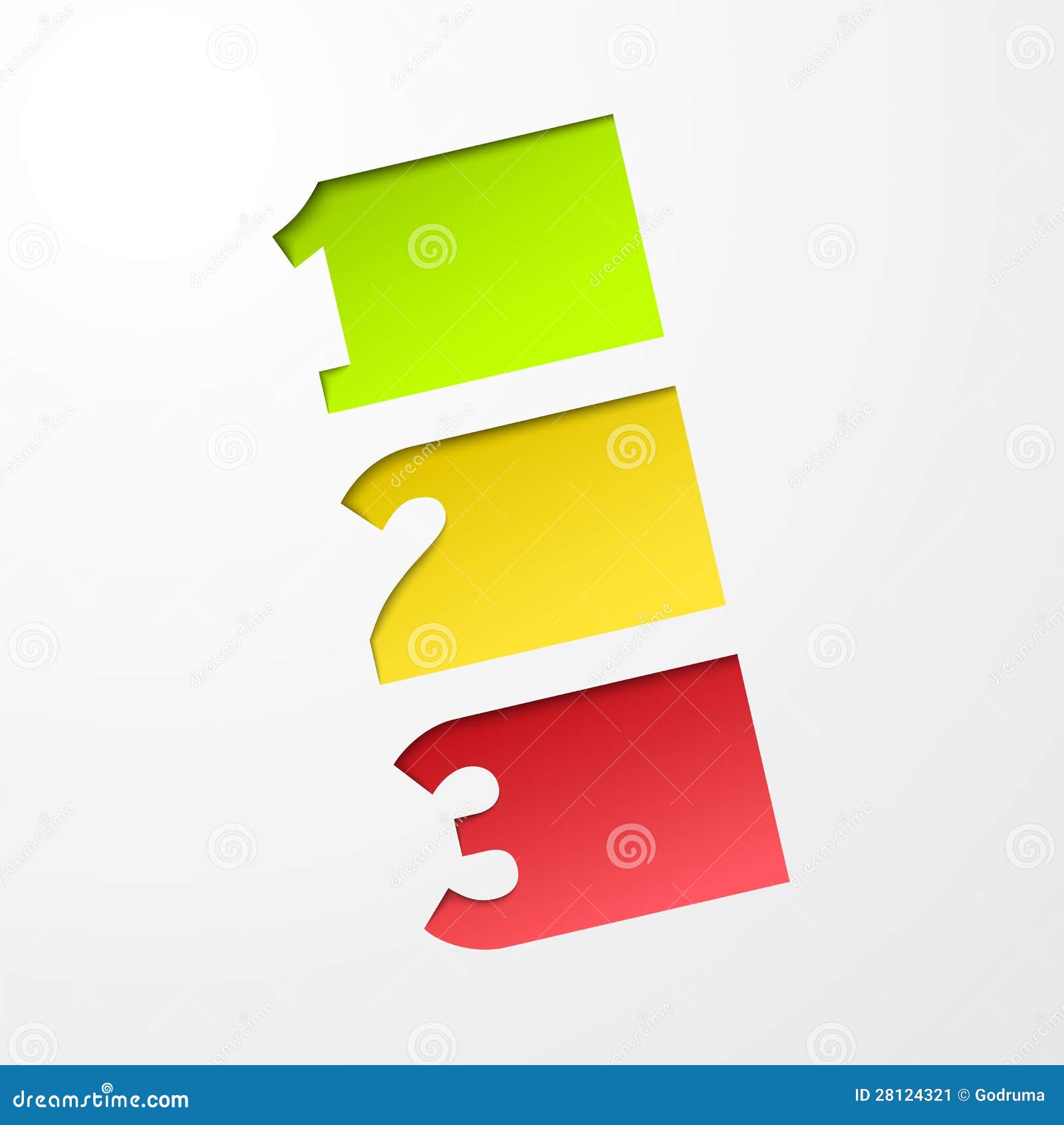 Vector 3d Progress Background. Stock Vector - Illustration of ...