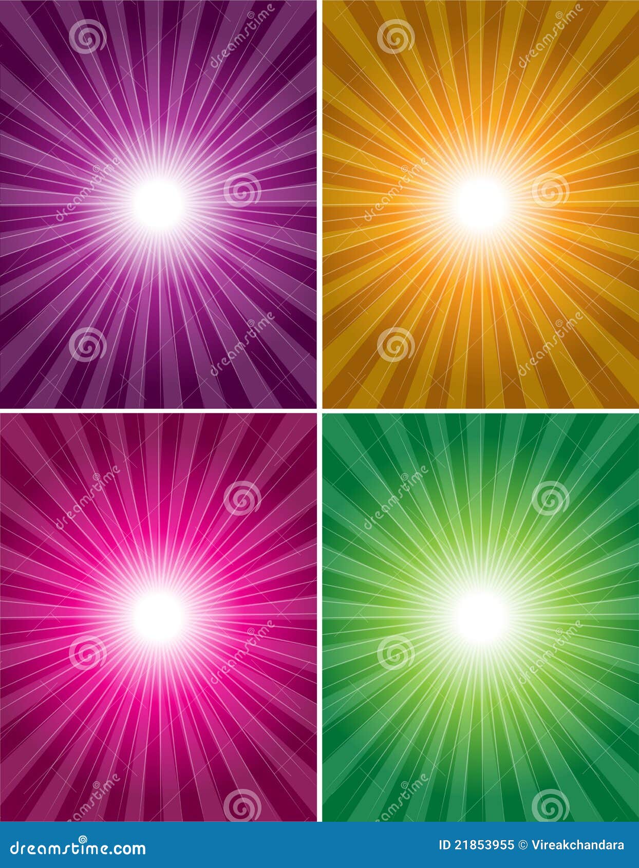 Vector 4 Colorful Background Stock Vector - Illustration of ribbon ...