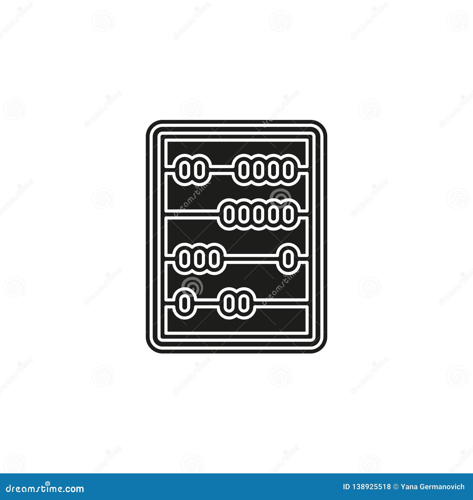 Vector Abacus Icon, School and Education Icon Stock Illustration ... Vector Abacus Icon, School and Education Icon Stock Illustration ...