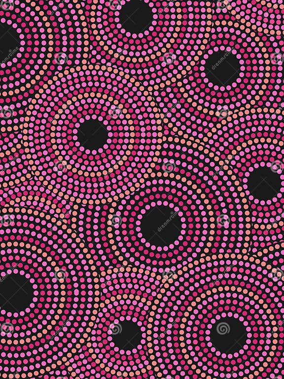 Vector Aboriginal Dotted Abstract Pattern Background Illustration Stock ... Vector Aboriginal Dotted Abstract Pattern Background Illustration Stock ...
