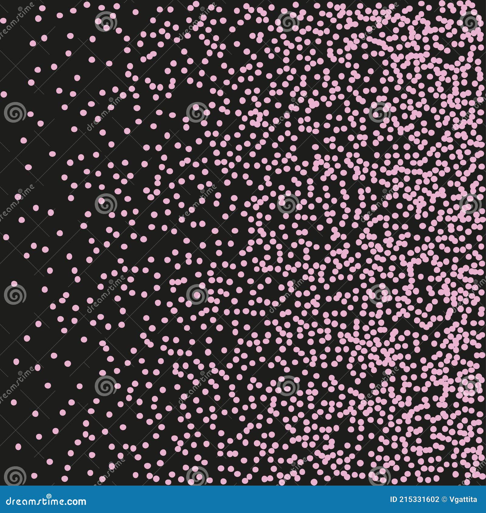 Abstracr Background Dotted Texture Pink Color Cartoon Vector ...