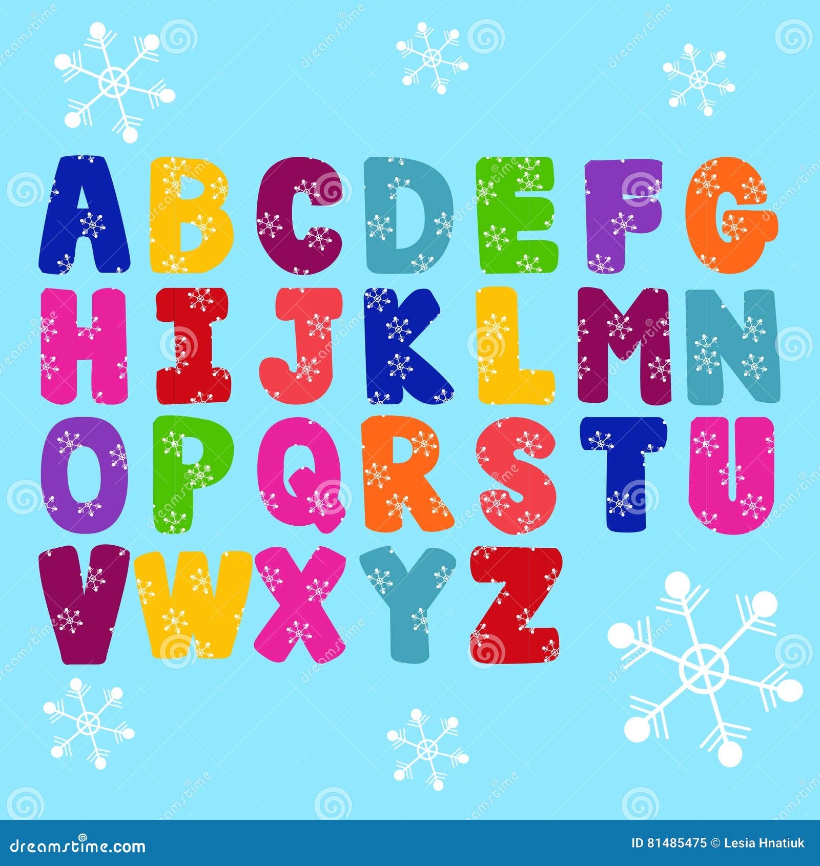 Vector abstract alphabet. stock vector. Illustration of lettering ...