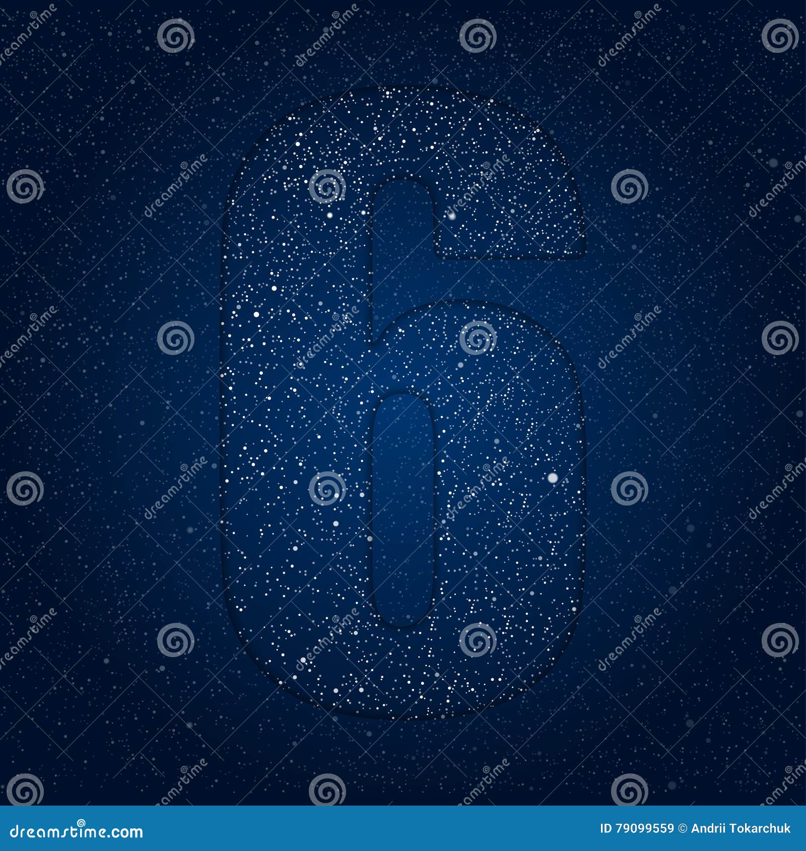 Vector Abstract Alphabet of Stars. the Starry Sky Stock Vector ...