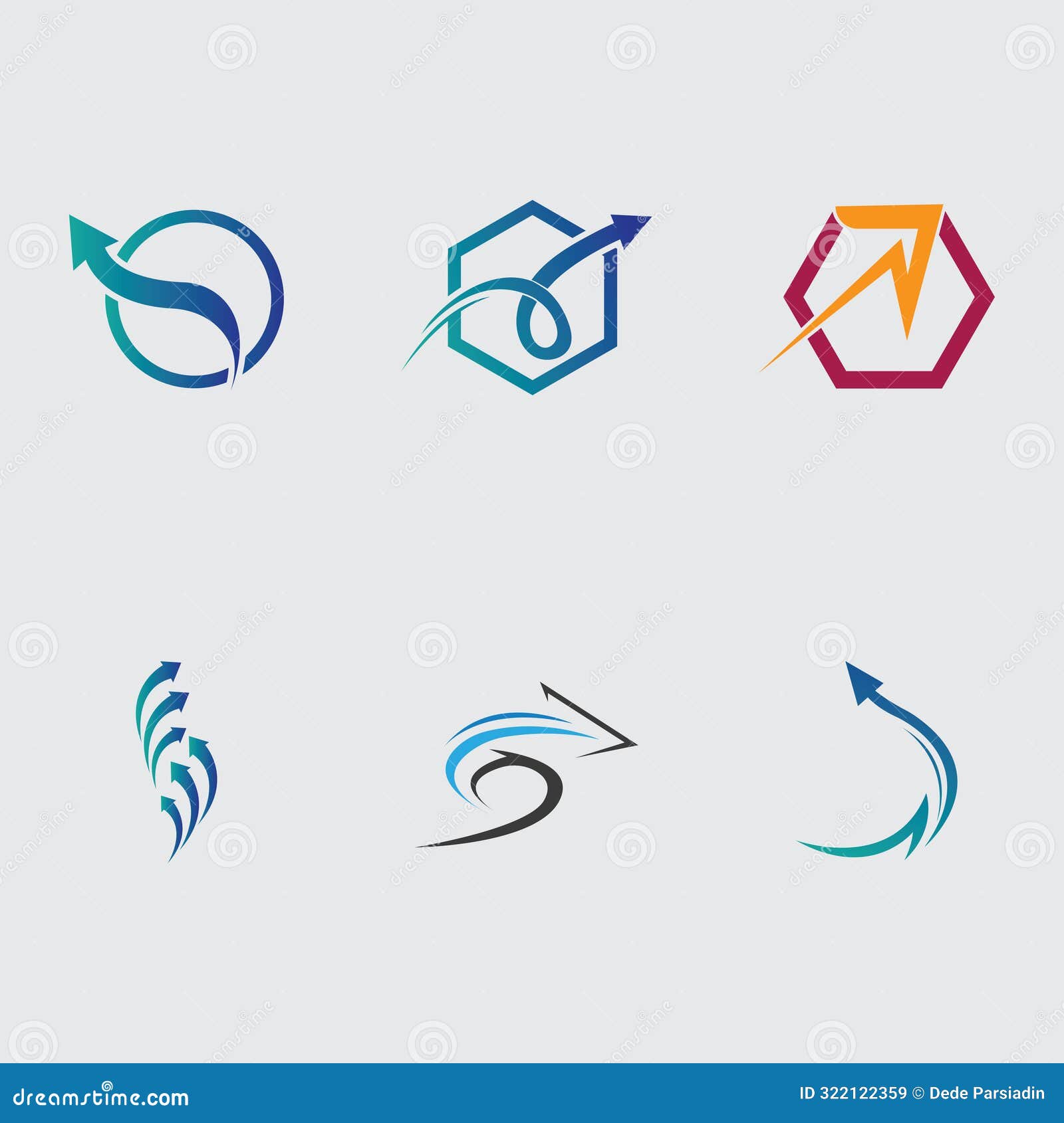 Vector Abstract Arrow Logo, Icon Isolated. Point Logo, Web Abstract ...