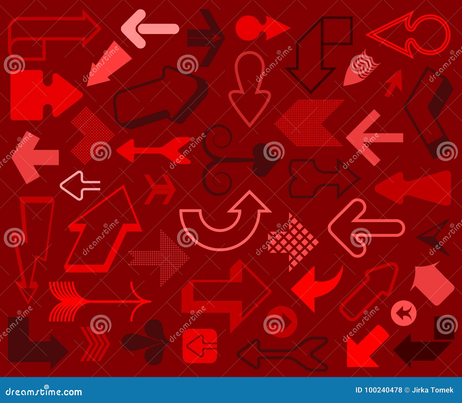 Vector Abstract Background with Arrows. Stock Vector - Illustration of ...