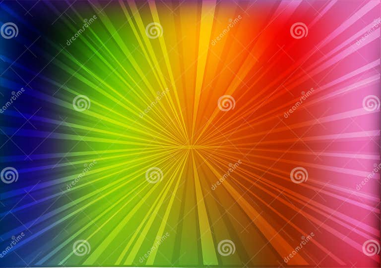 Vector Abstract Background with Beams Rays and Colorful Gradient Stock ...