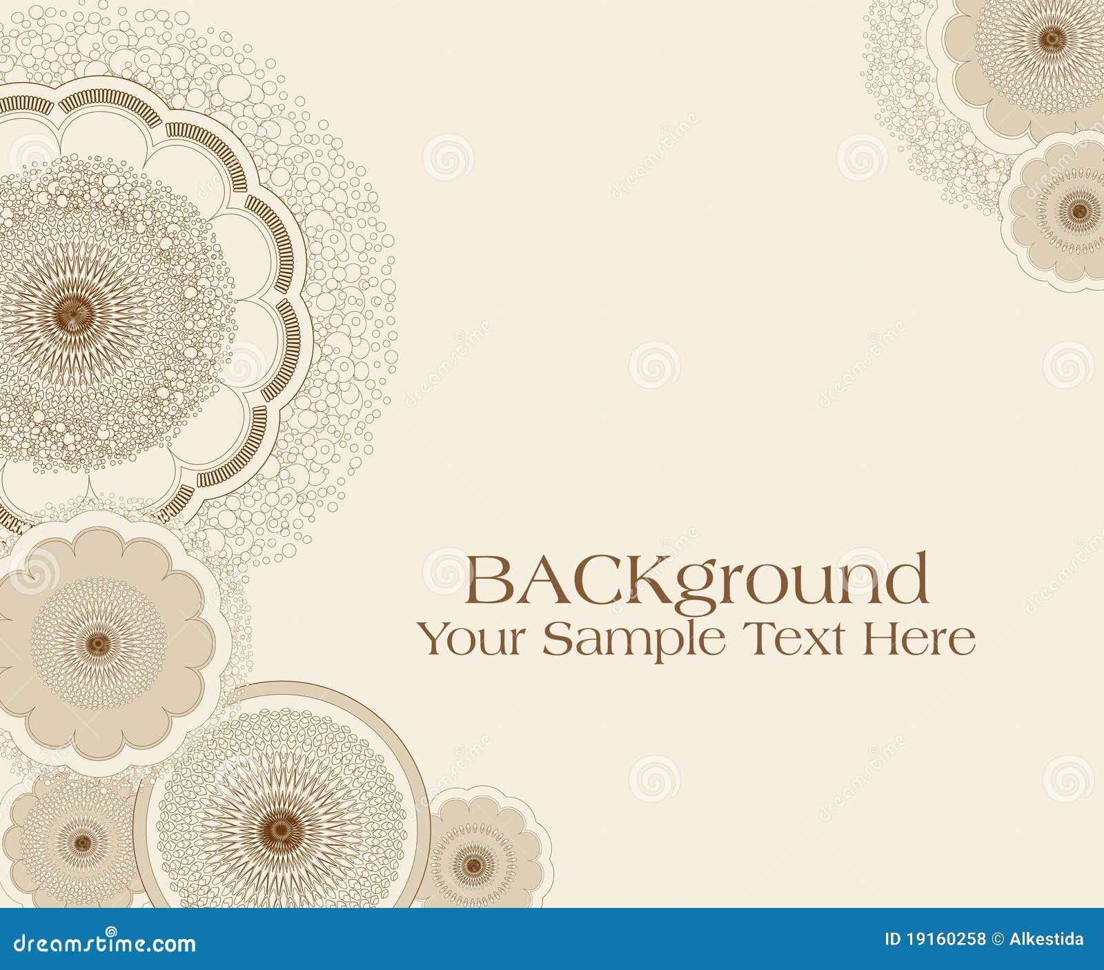 Vector Abstract Background Beige Stock Vector - Illustration of element ...