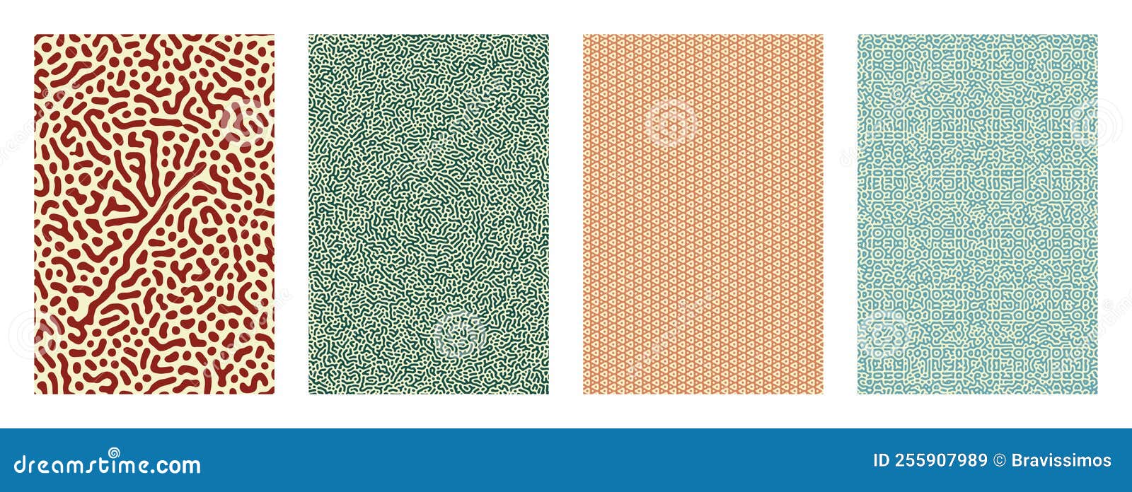 Vector Abstract Background Bio Diffusion Shape Reaction Stock Vector