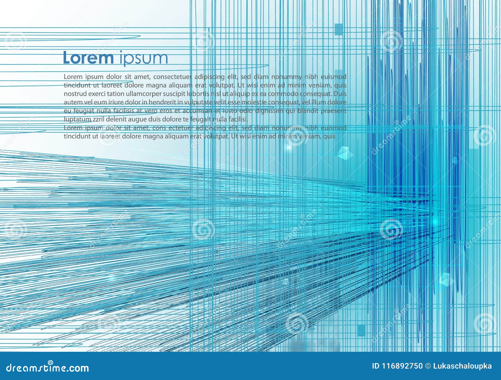 Vector Abstract Background with Blue Texture and Lines. Stock ...