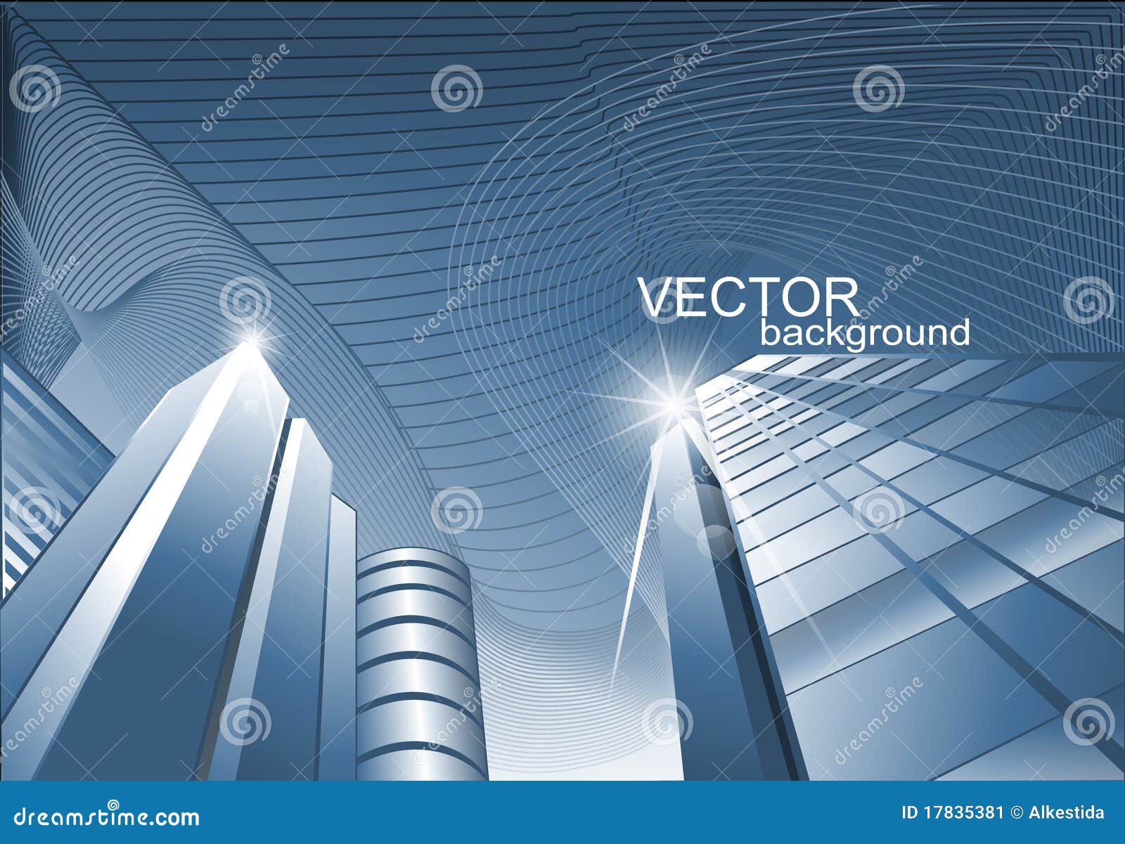 Vector Abstract Background of the Building Stock Vector - Illustration ...