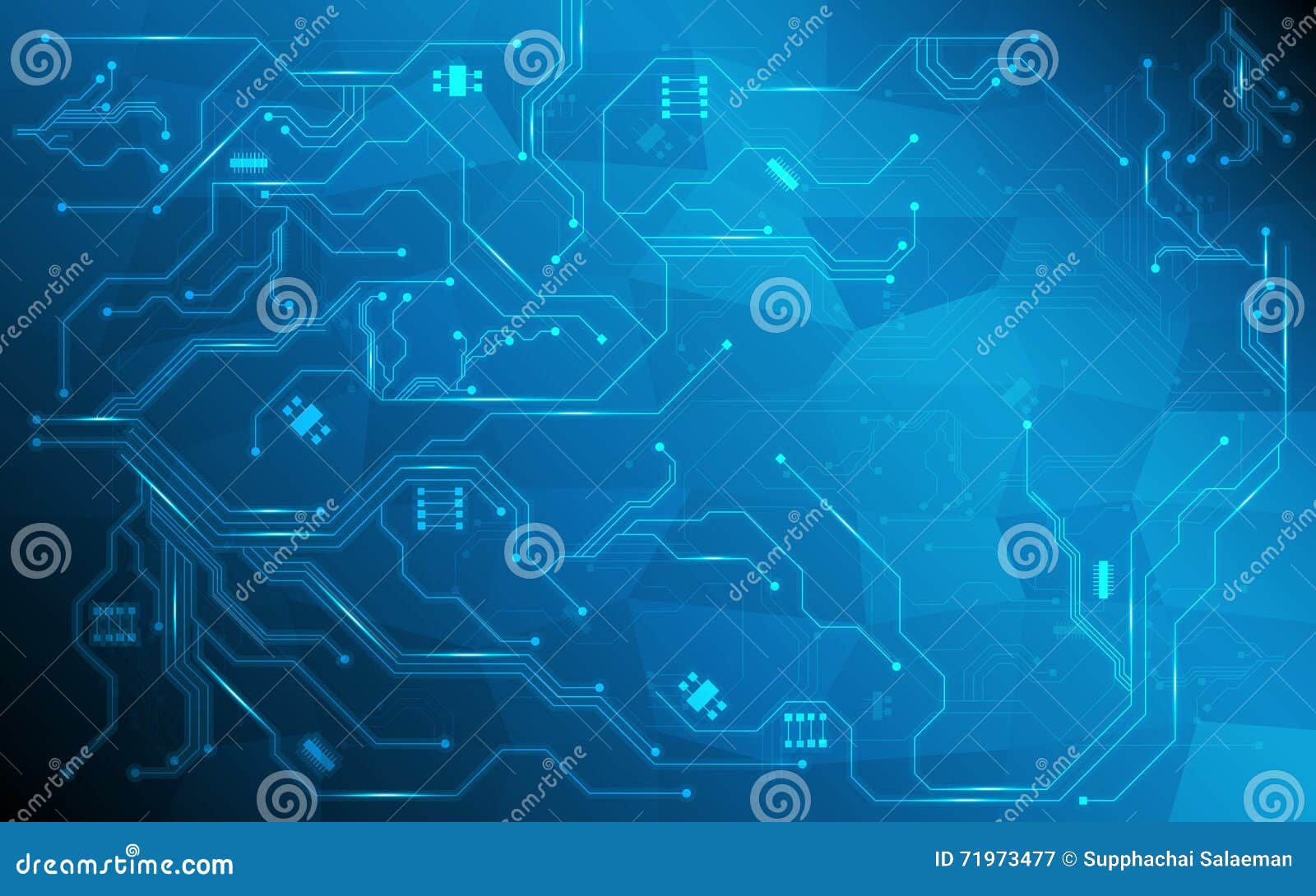 Vector Abstract Background Circuit Electric Texture Innovation Concept ...