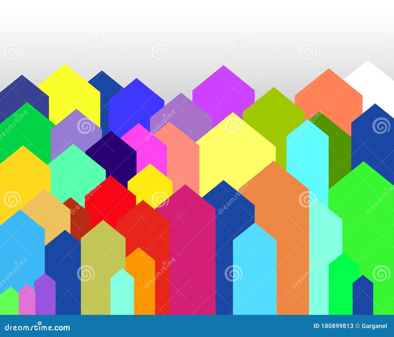 Vector Abstract Background with Color Columns on Gradiant Background ...