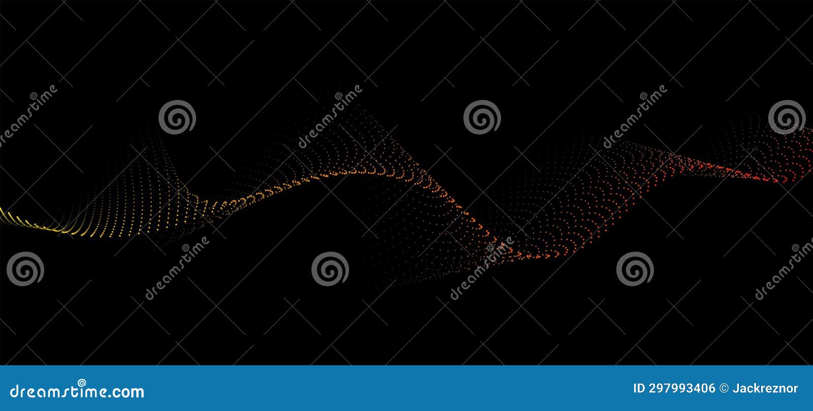 Vector Abstract Background with a Colored Dynamic Waves Stock ...